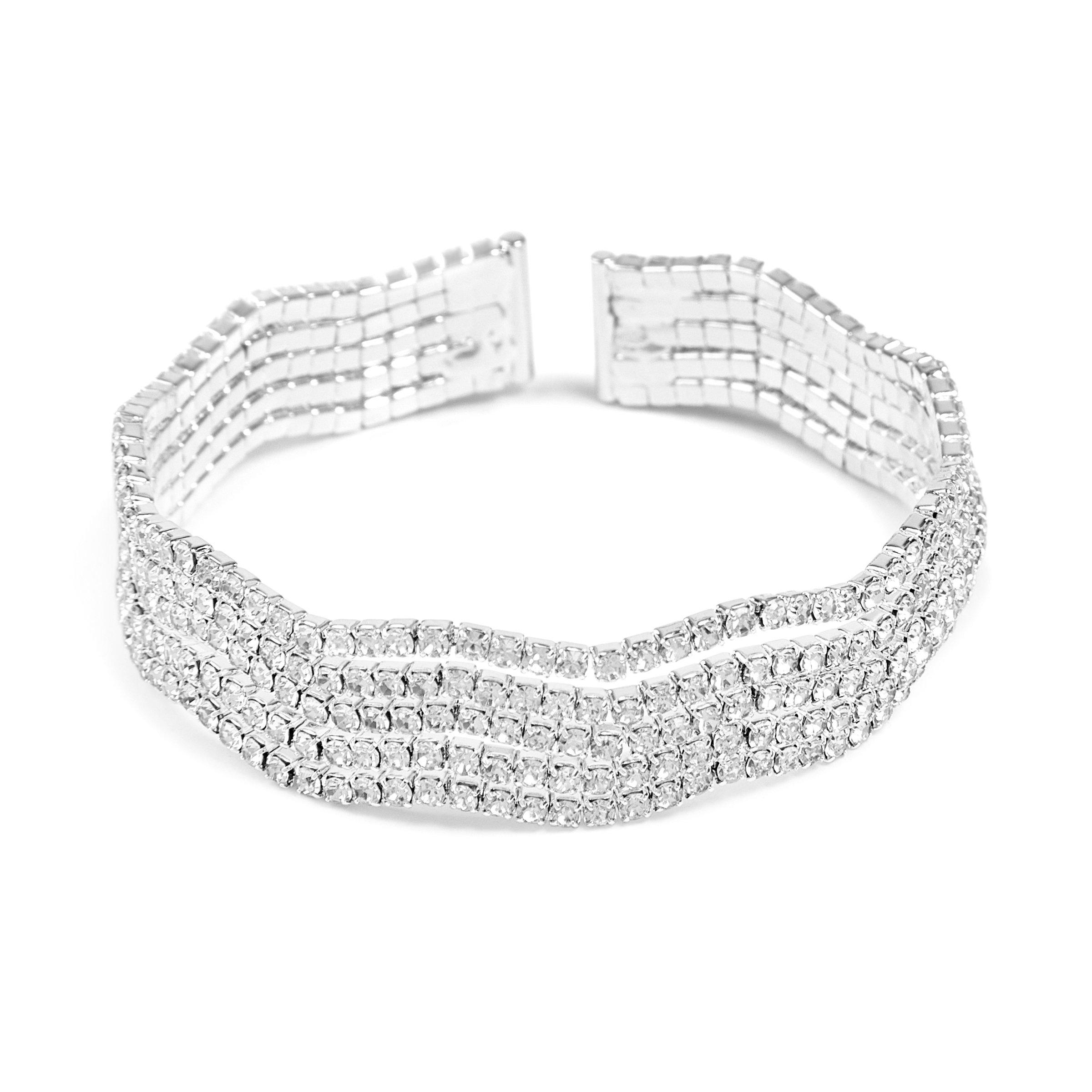 Silver Colour Plated Glamour Bracelet (3215484) | Sparkle