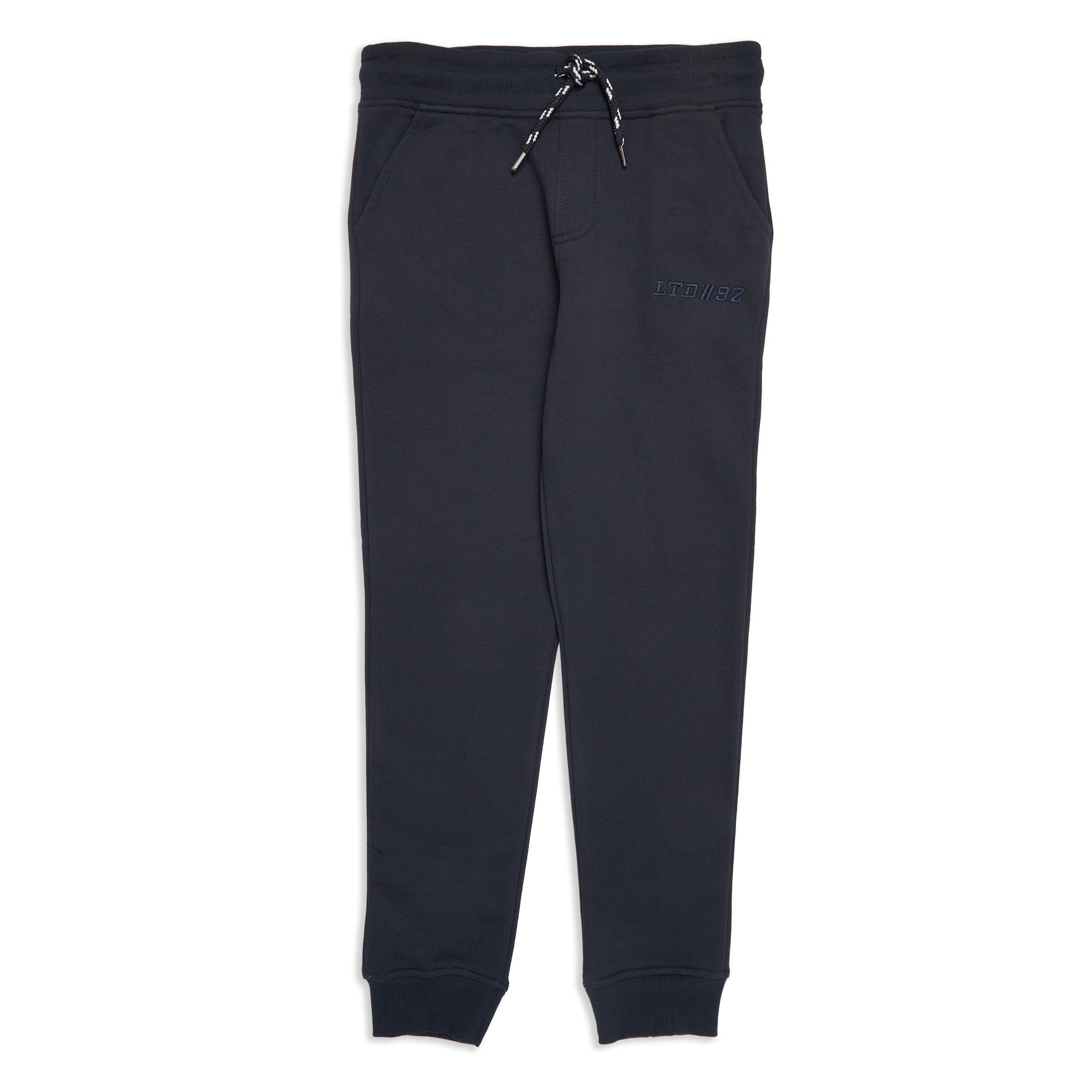 Boys Navy Cuffed Jogger Pants (3215587) | LTD Kids