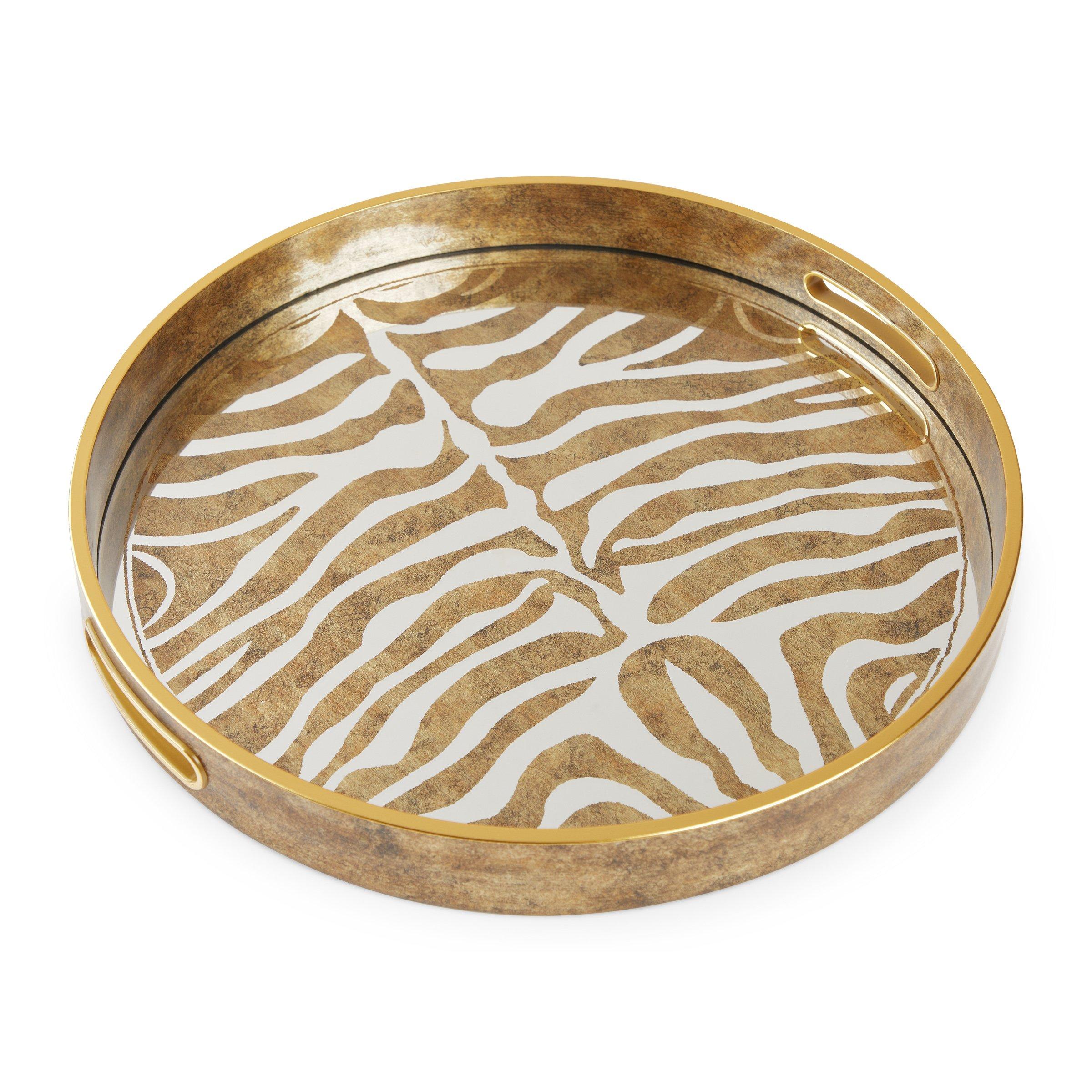 Zebra Glass Tray (3216048) | Loads of Living