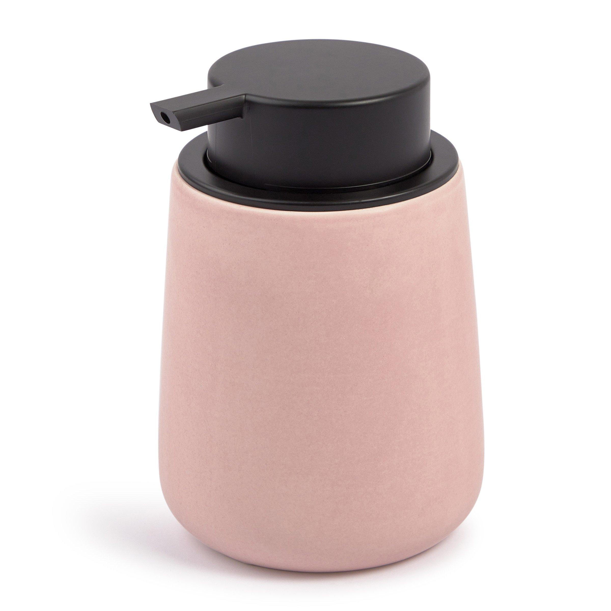 Ceramic Pink Soap Dispenser (3216055) | Loads of Living