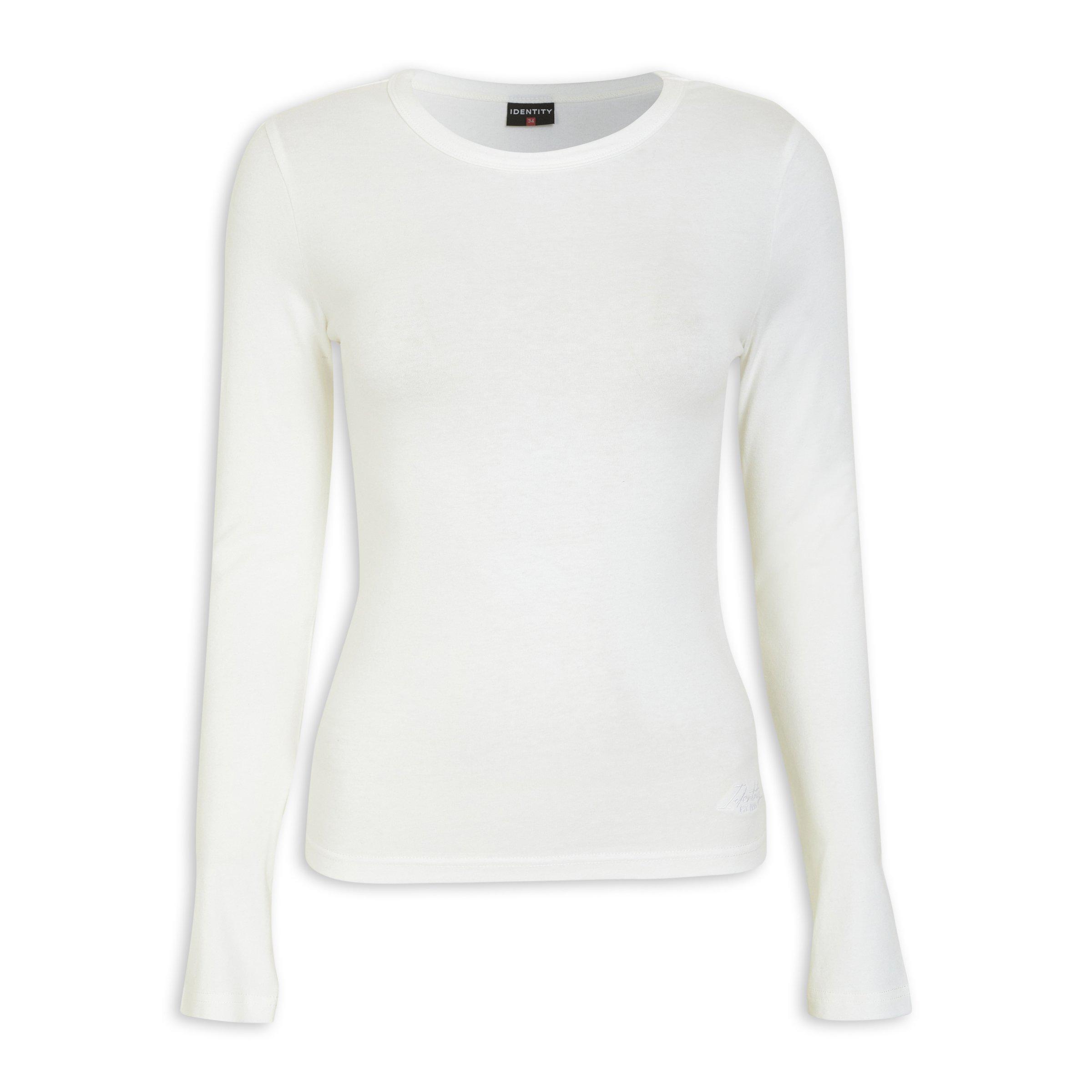 White Long Sleeve T-shirt (3216064) | Identity
