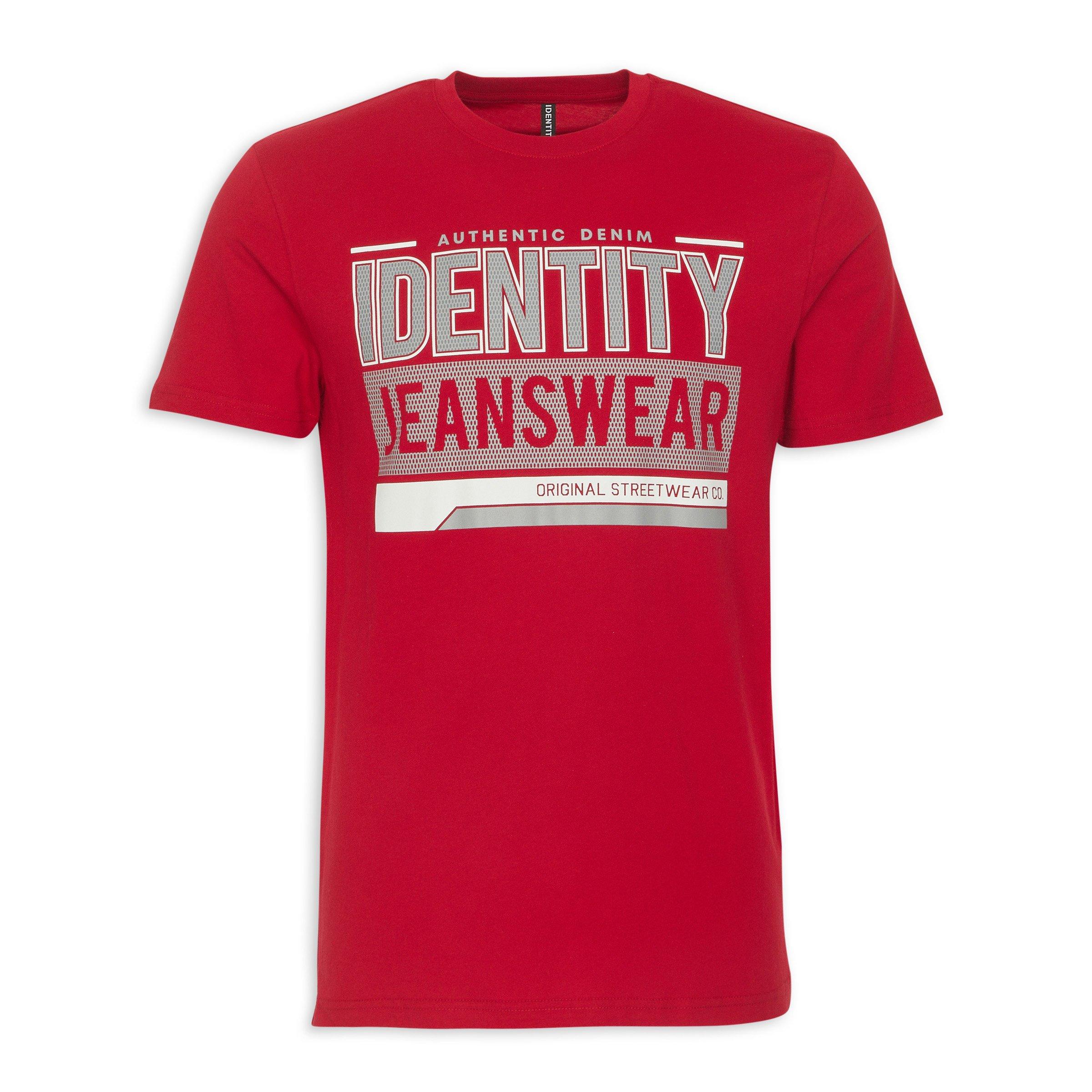 Red Branded T-shirt (3216091) | Identity