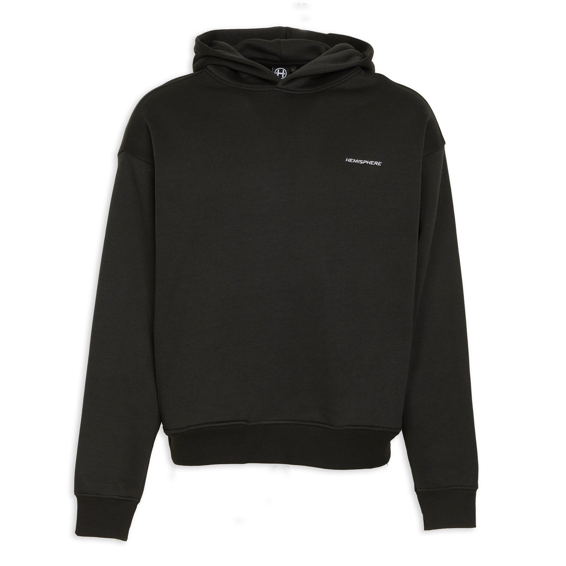 Black Relaxed Fit Hoodie (3216367) | Hemisphere