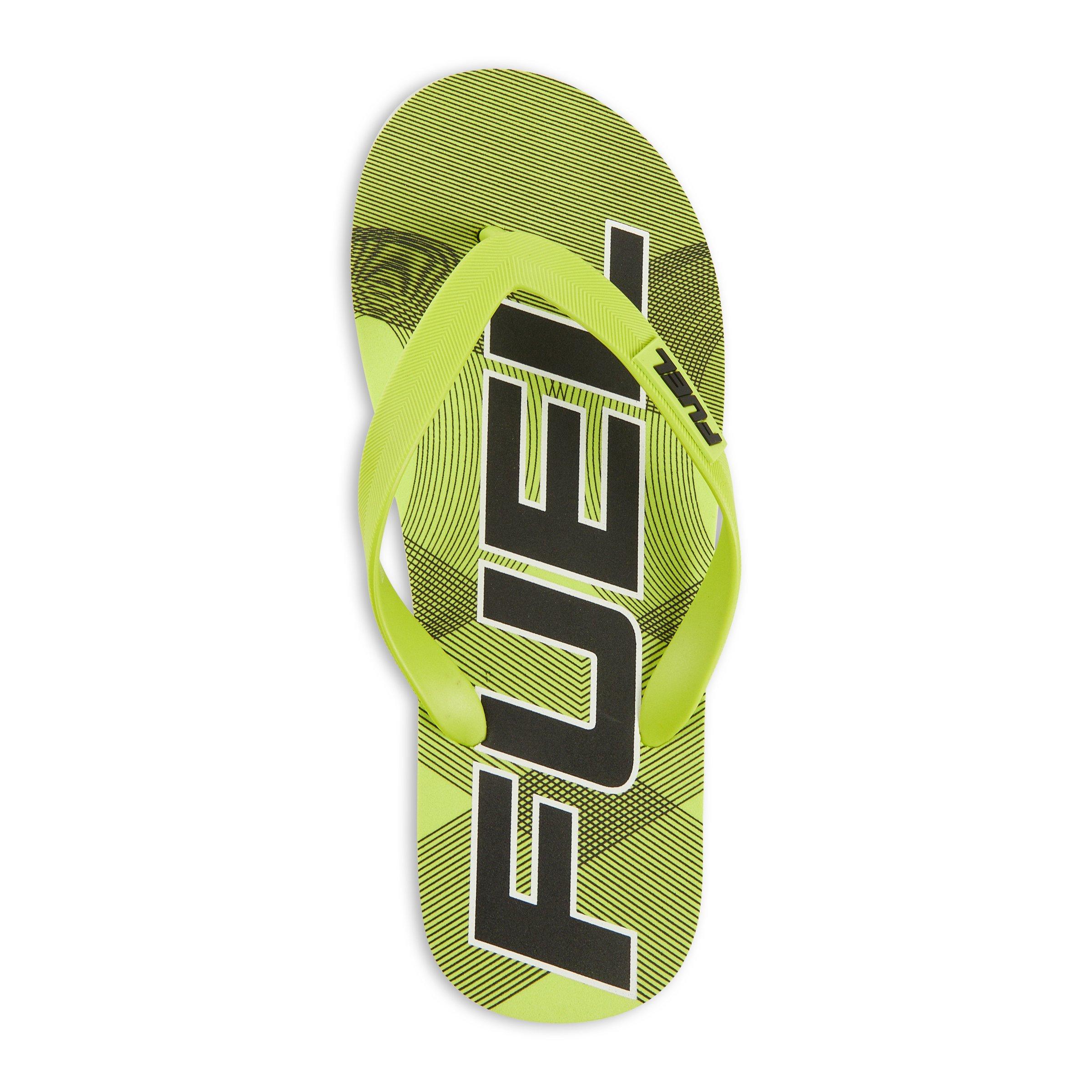 Lime Green Flip Flops (3216421) | Fuel