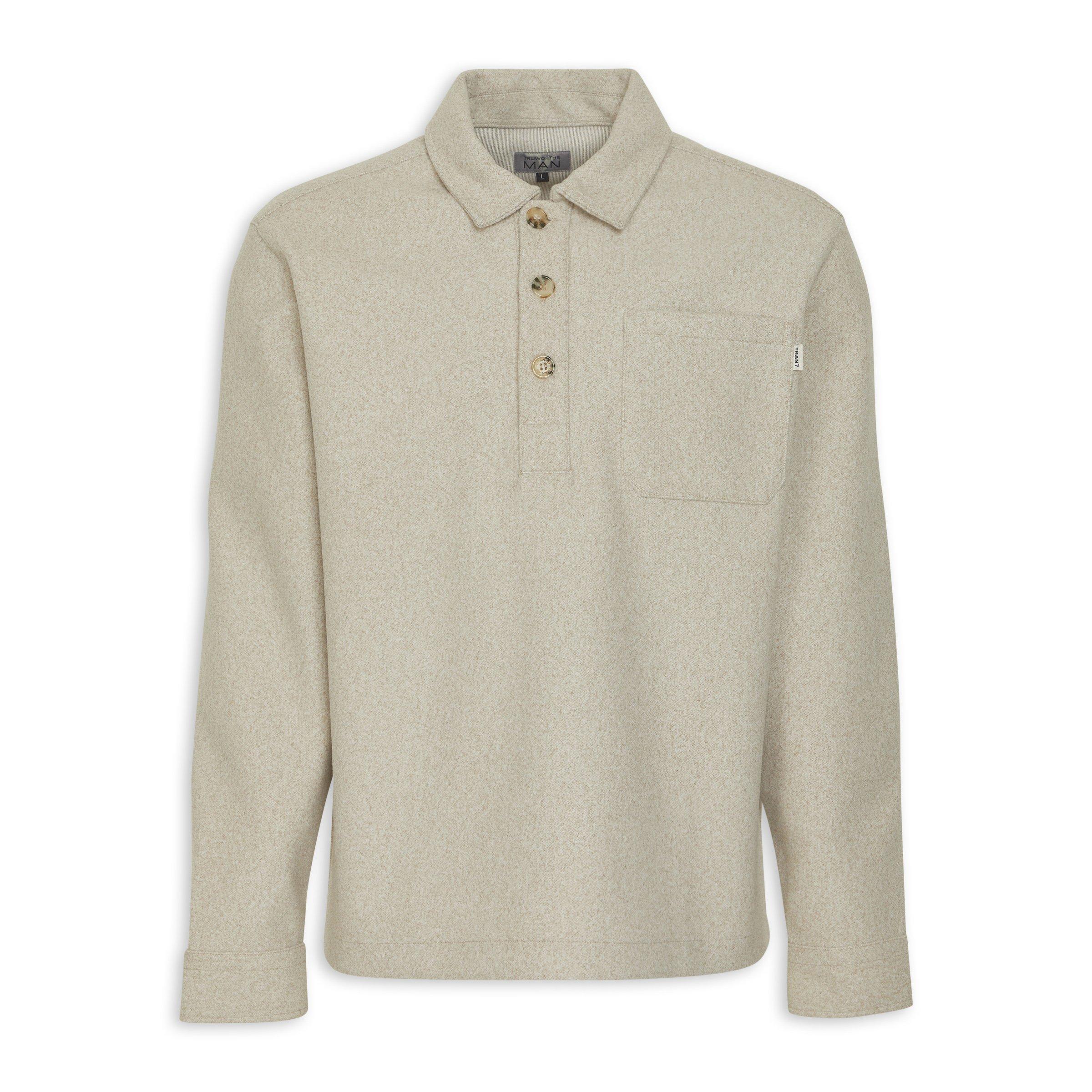 Beige Shacket (3216528) | Truworths Man