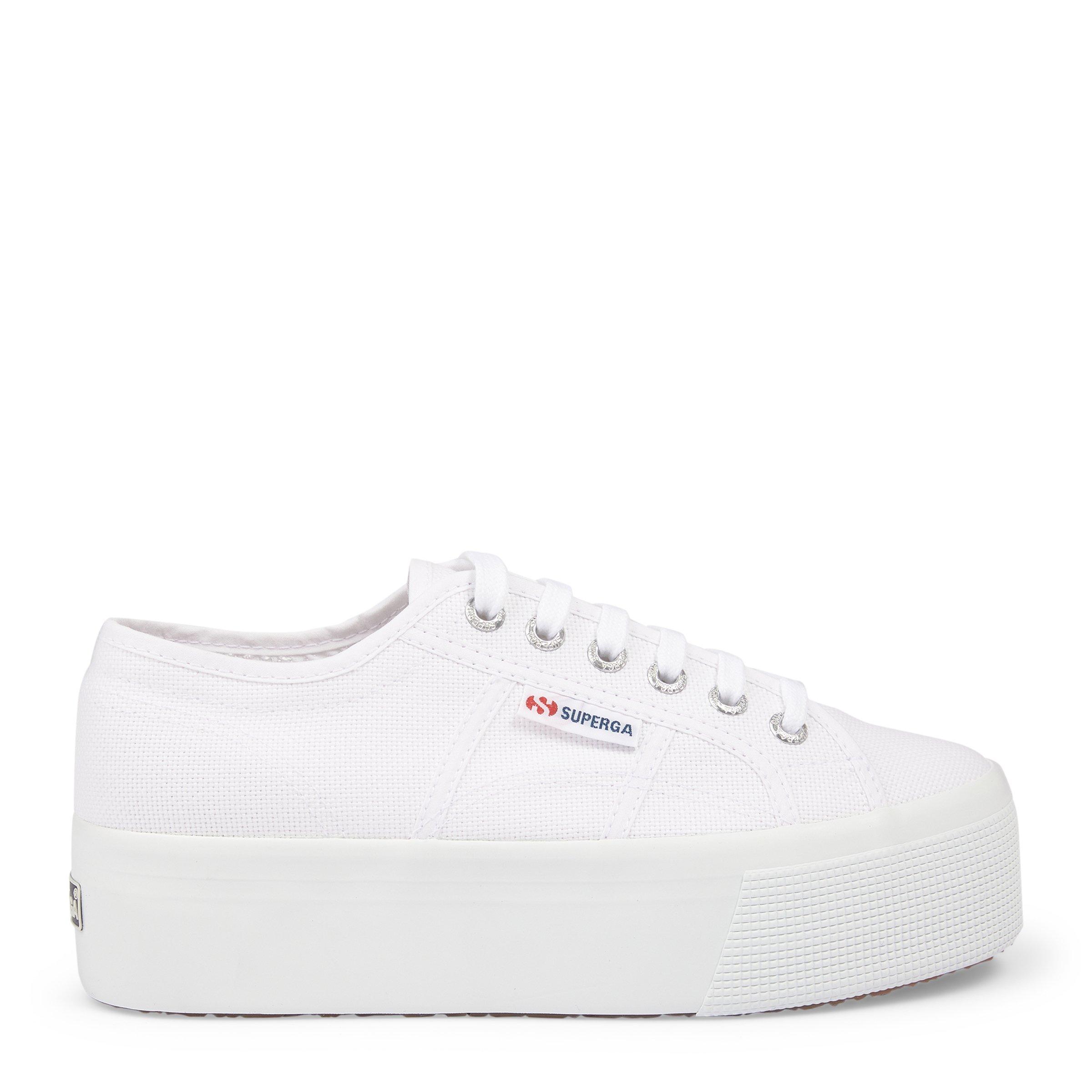White 2740 Platform Canvas (3216844) | Superga