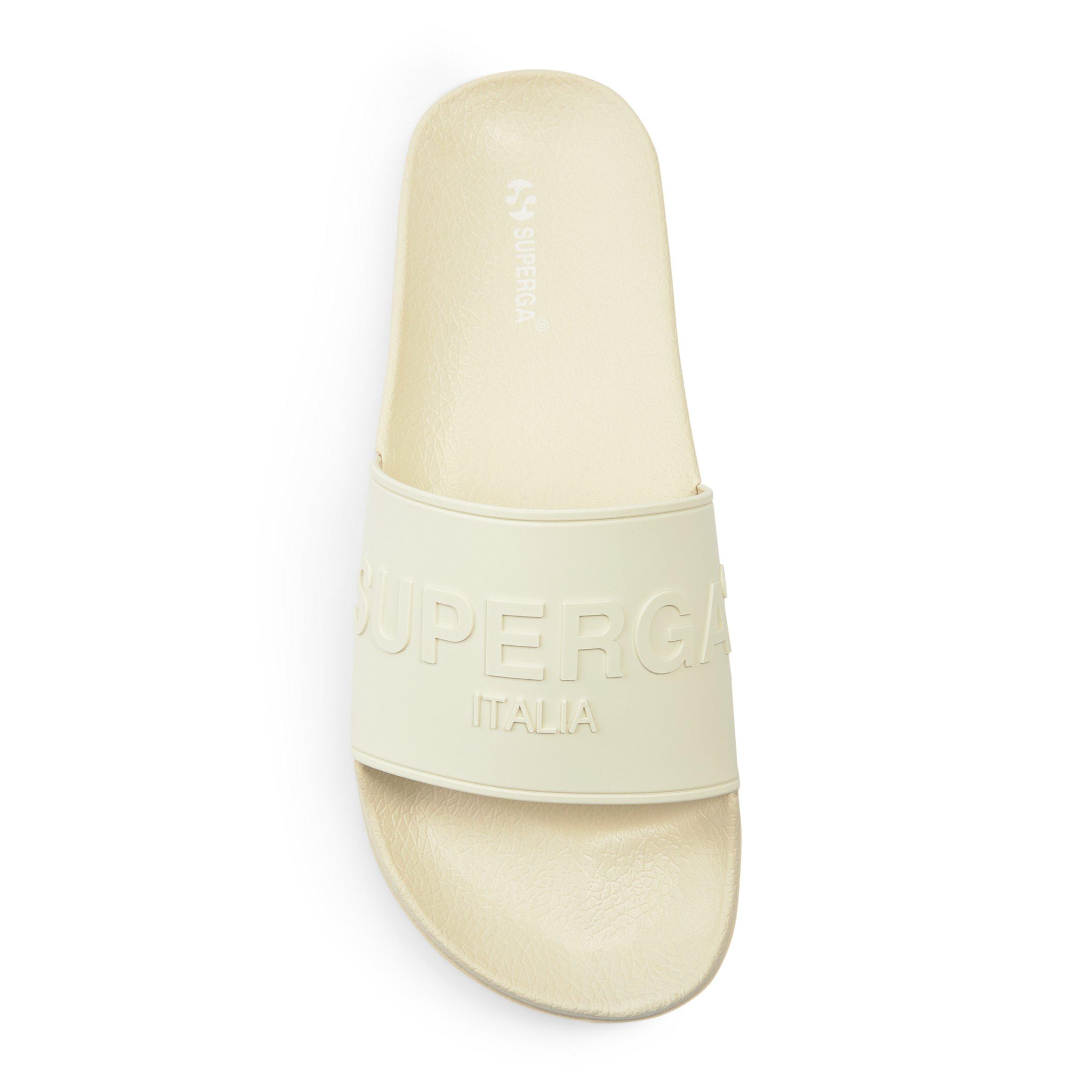 Beige 1908 Big Logo Slide (3216855) | Superga