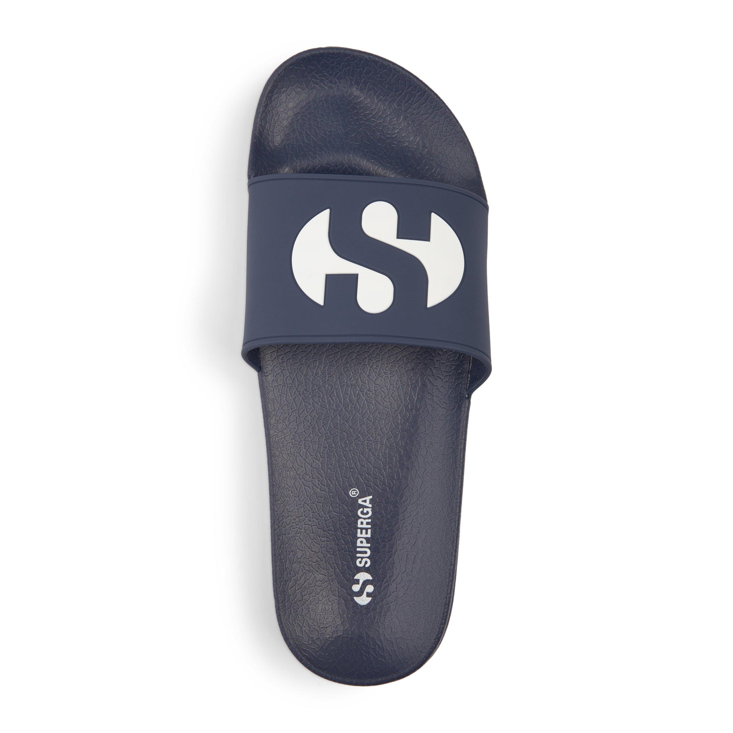 Navy 1908 Big Logo Slide (3216856) | Superga