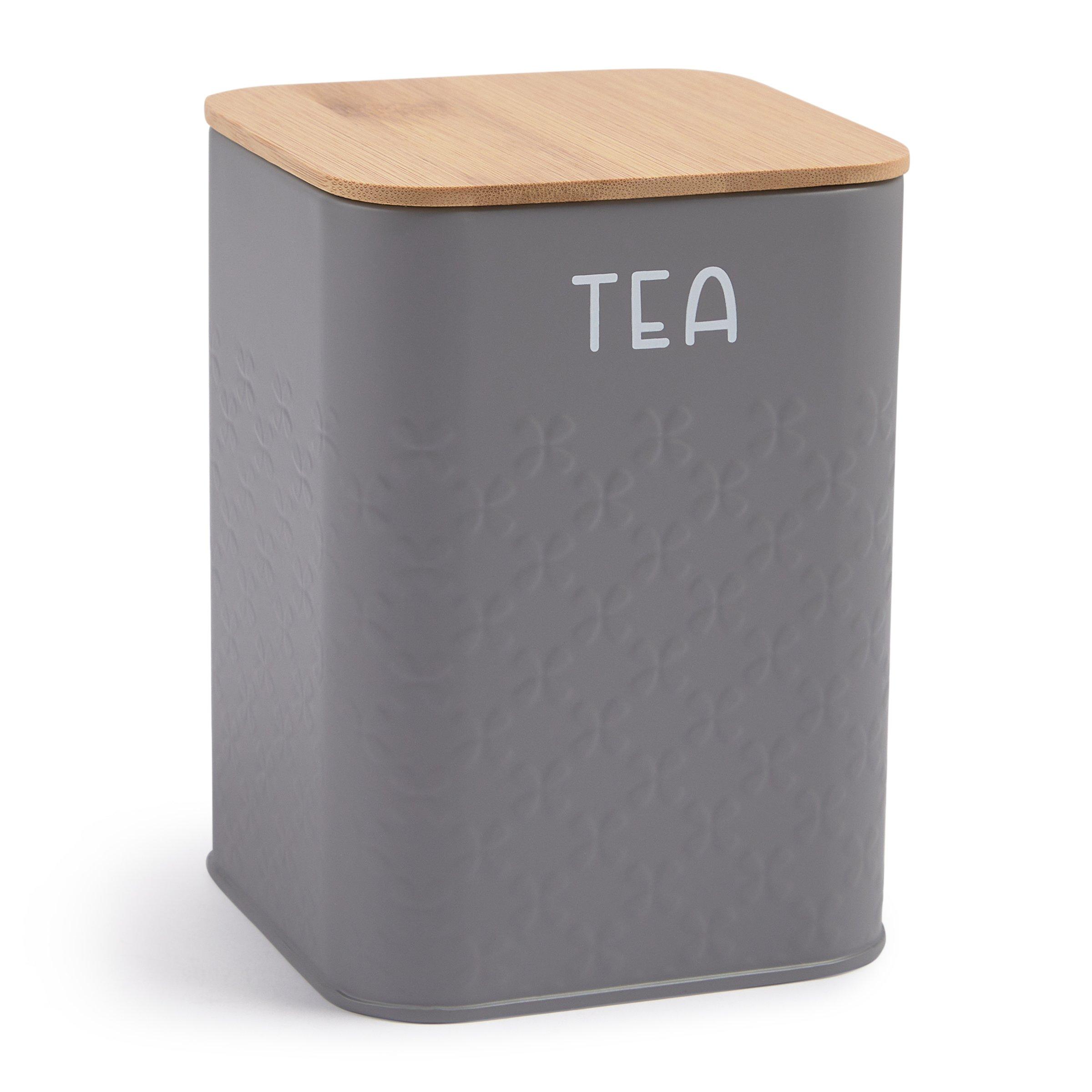Grey Metal Tea Canister (3217192) | Loads of Living