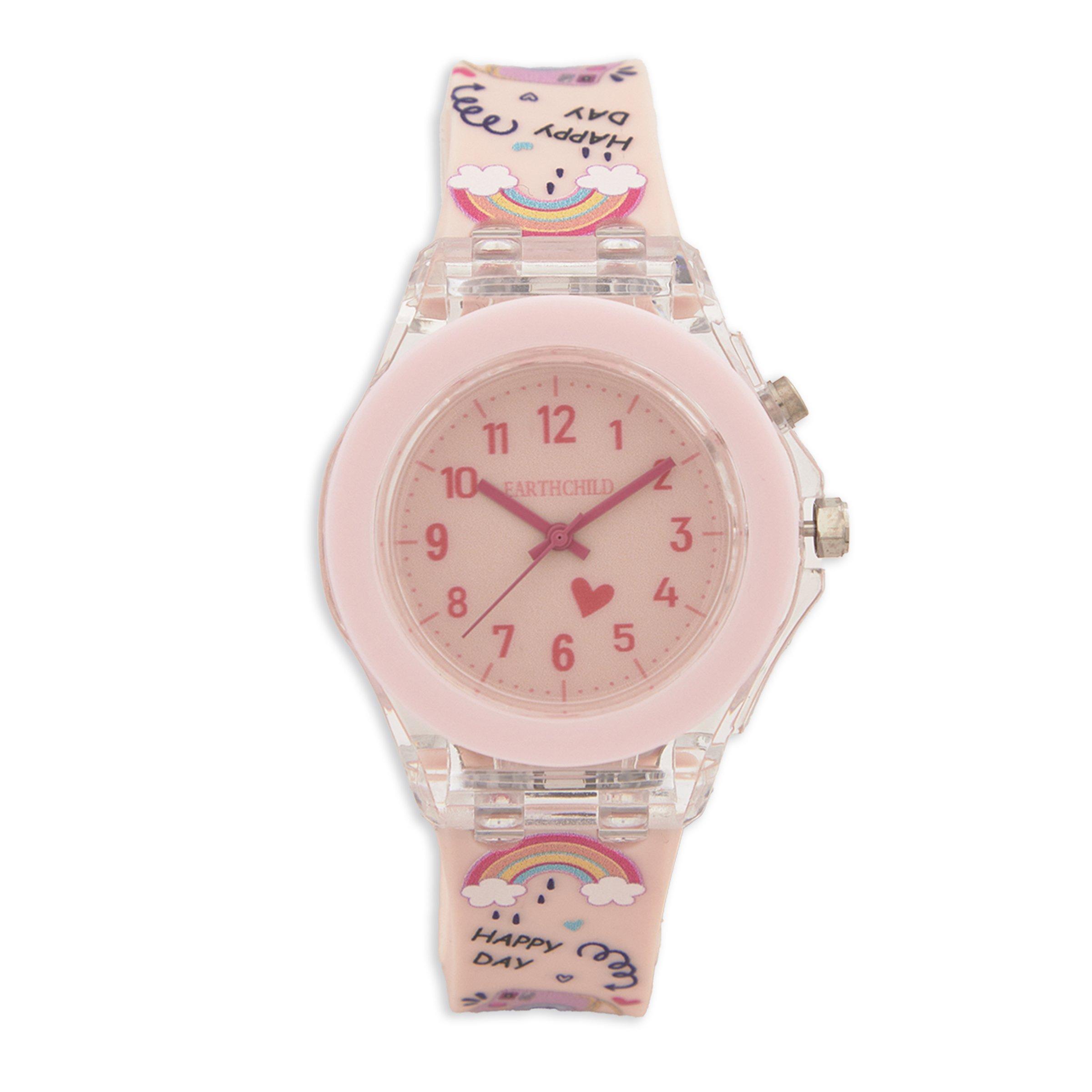 Pink Print Light Up Watch (3218395) | Earthchild