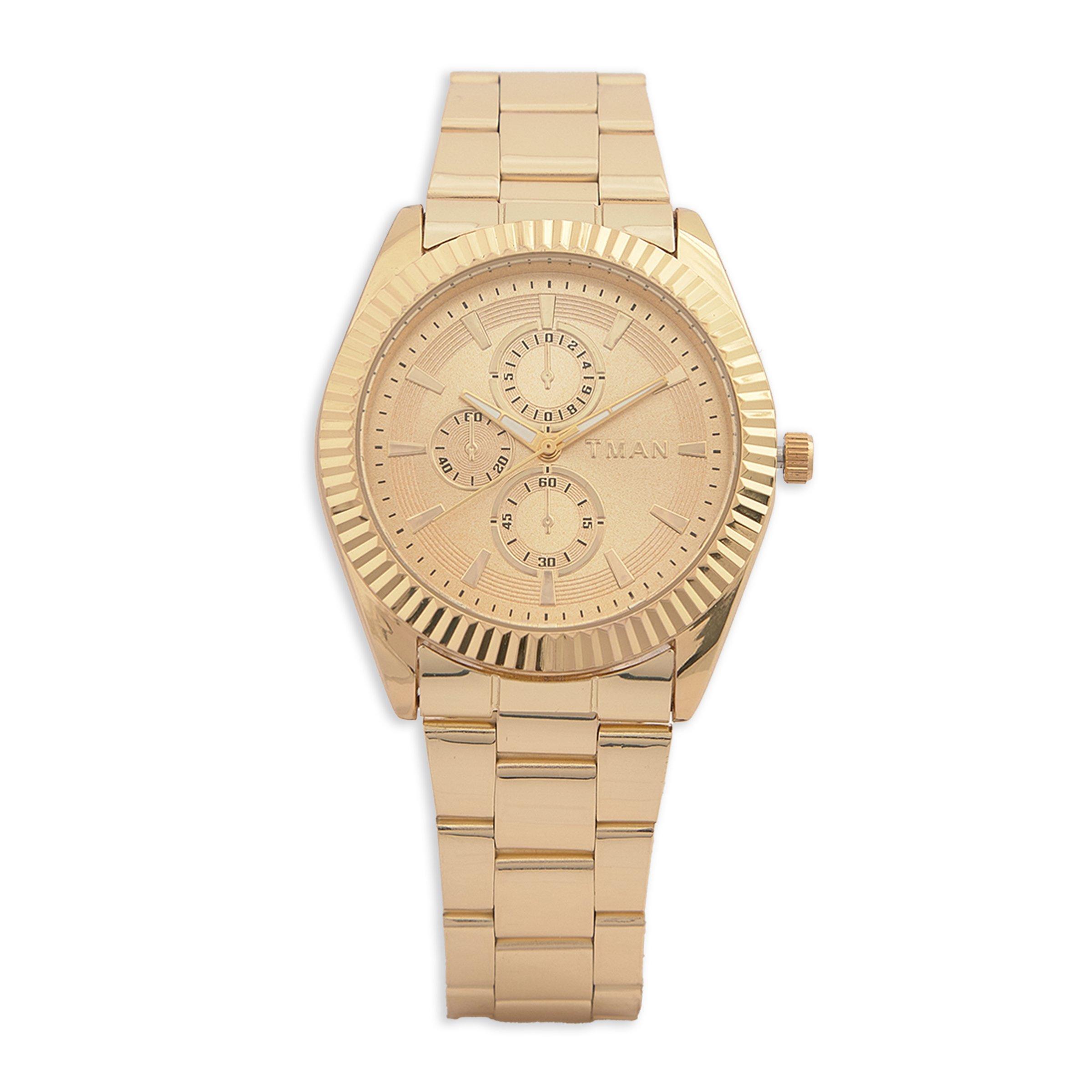 TMAN Gold Metal Watch (3218398) | Truworths Man