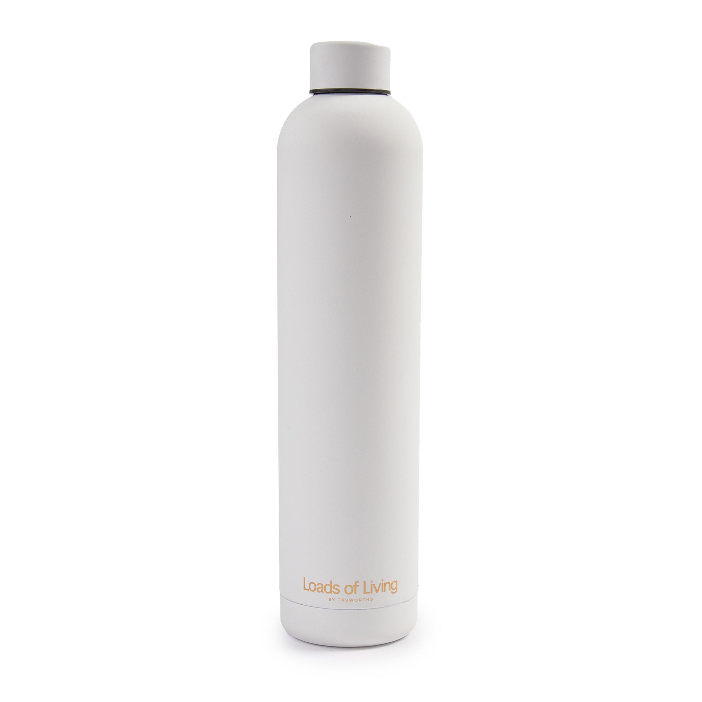 White Steel Water Bottle (3218433) | Loads of Living