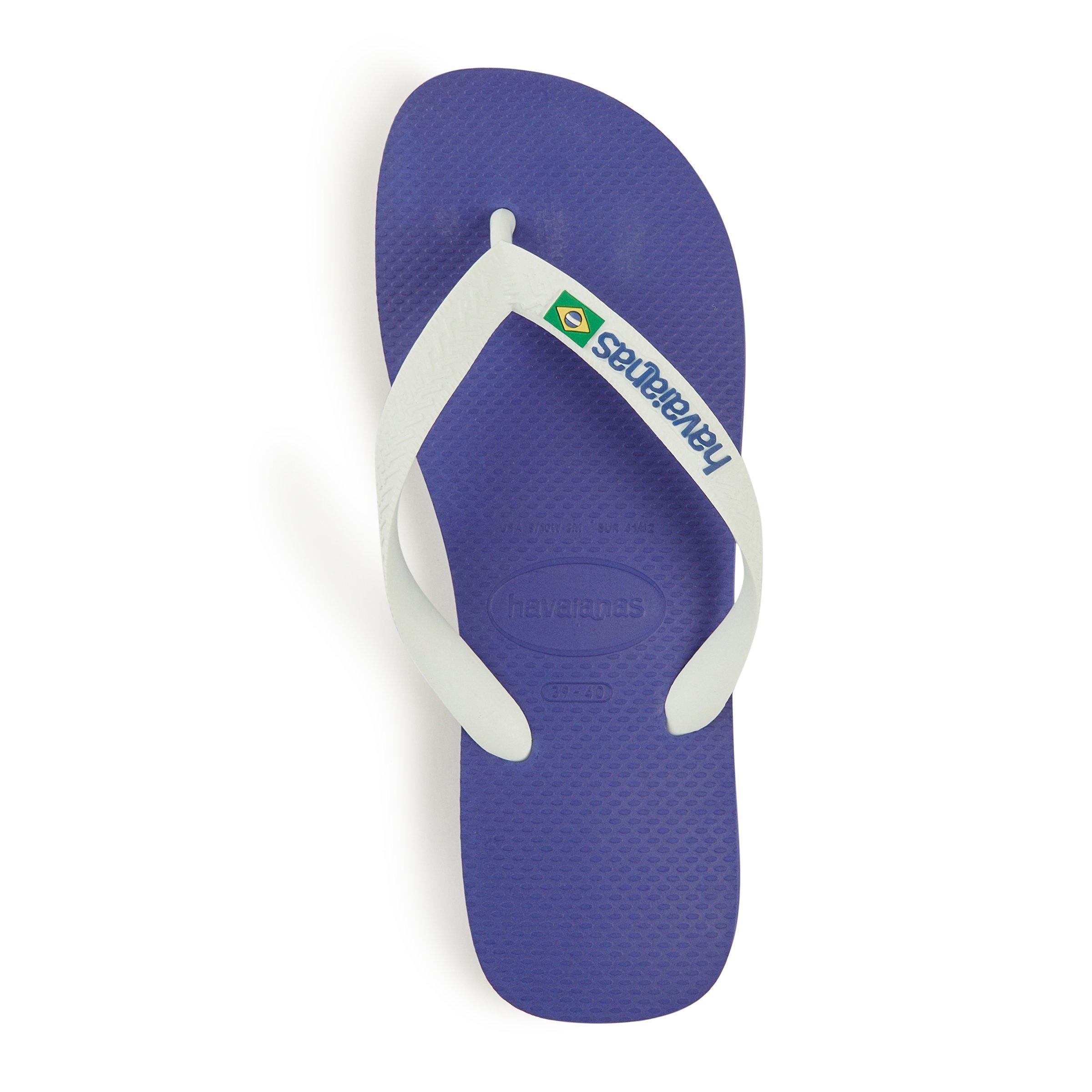 Blue Brazil Logo Flip Flop (3218572) | Havaianas