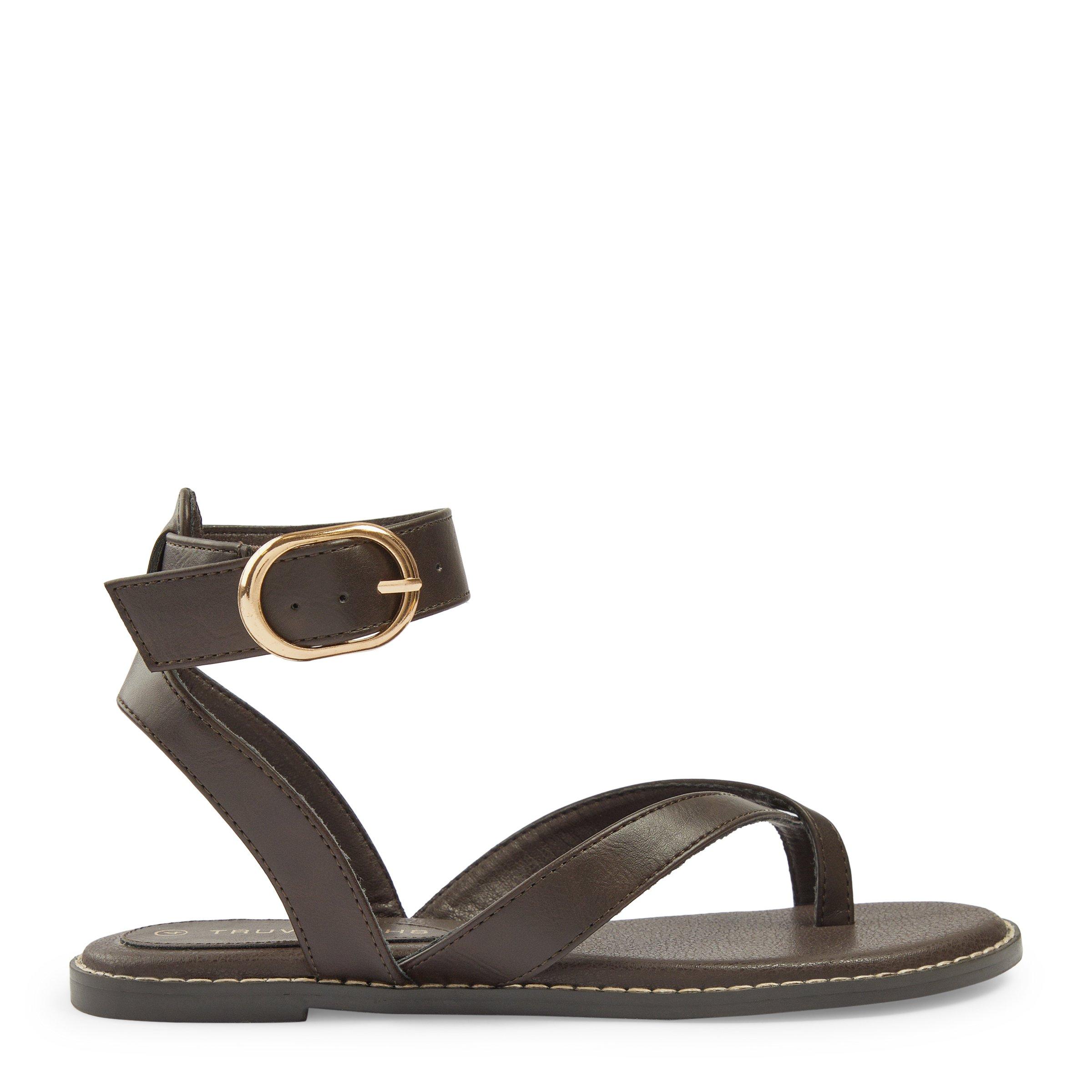 Chocolate Brown Toe Post Sandals (3218720) | Truworths