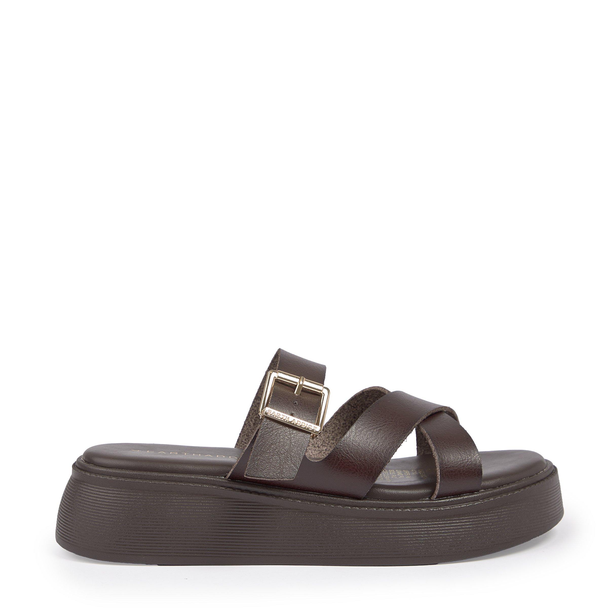 Brown Platform Mules Sandals (3218765) | Truworths
