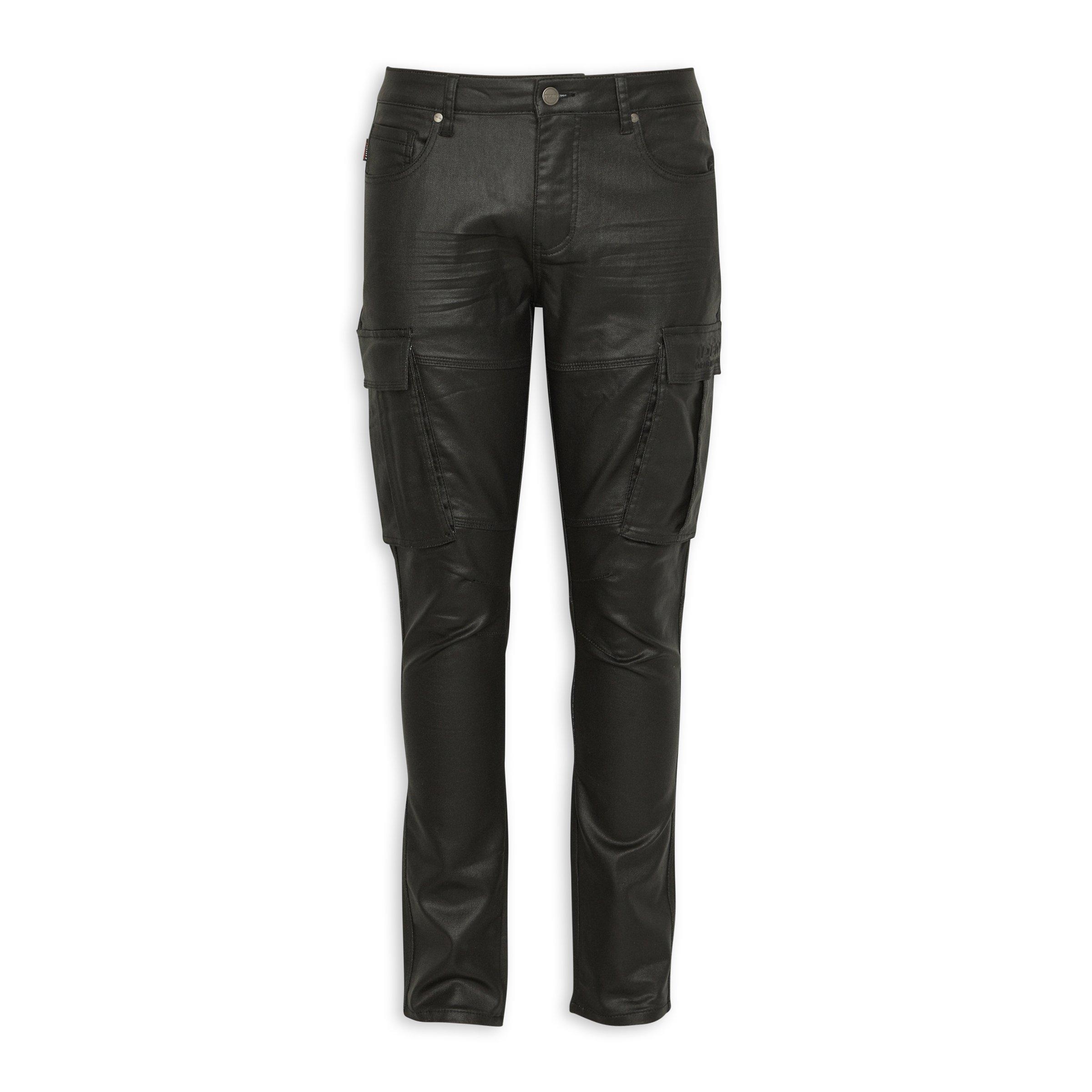 Black Coated Utility Skinny Jeans (3218824) | Identity