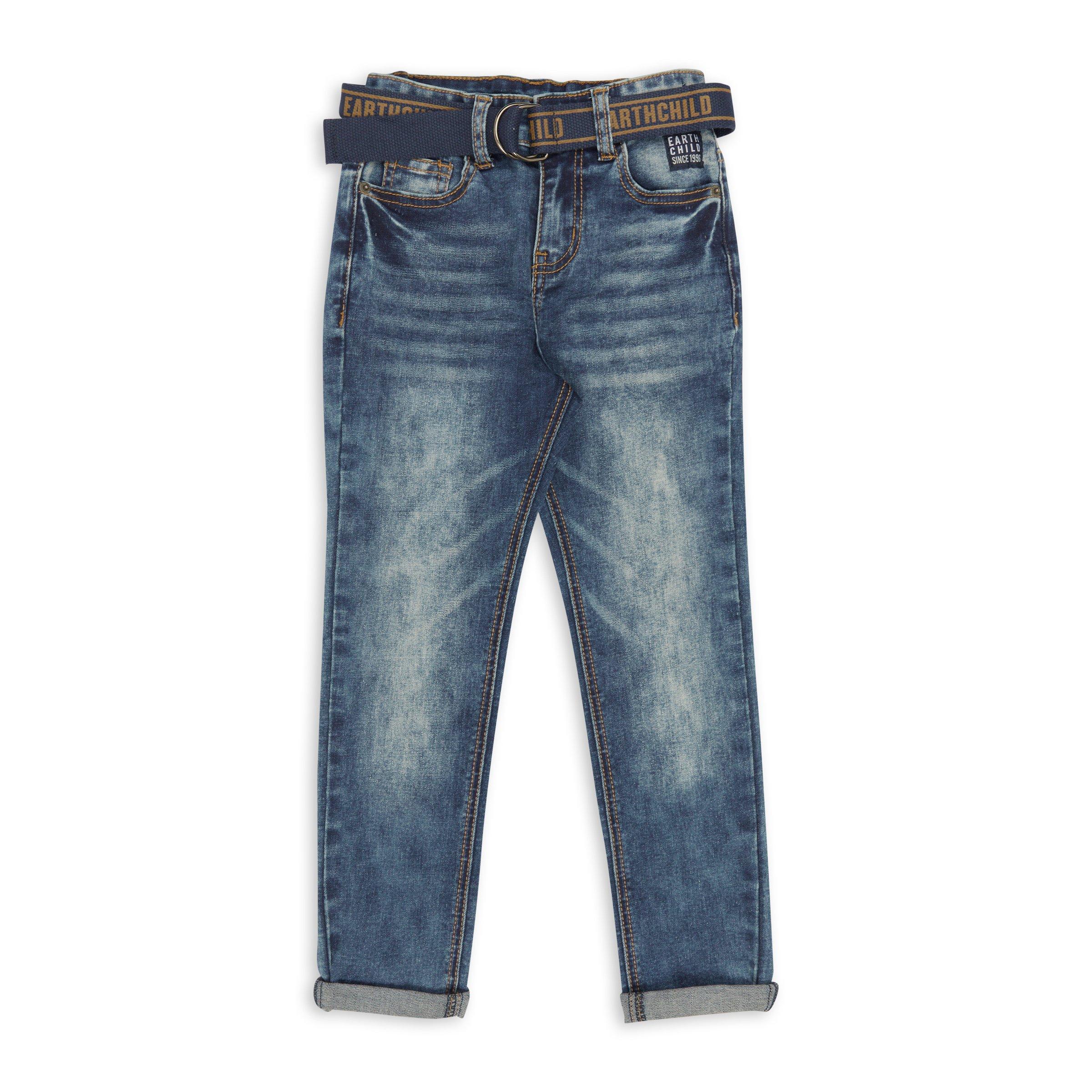 Kid Boys Indigo Straight Leg Jeans (3219027) | Earthchild