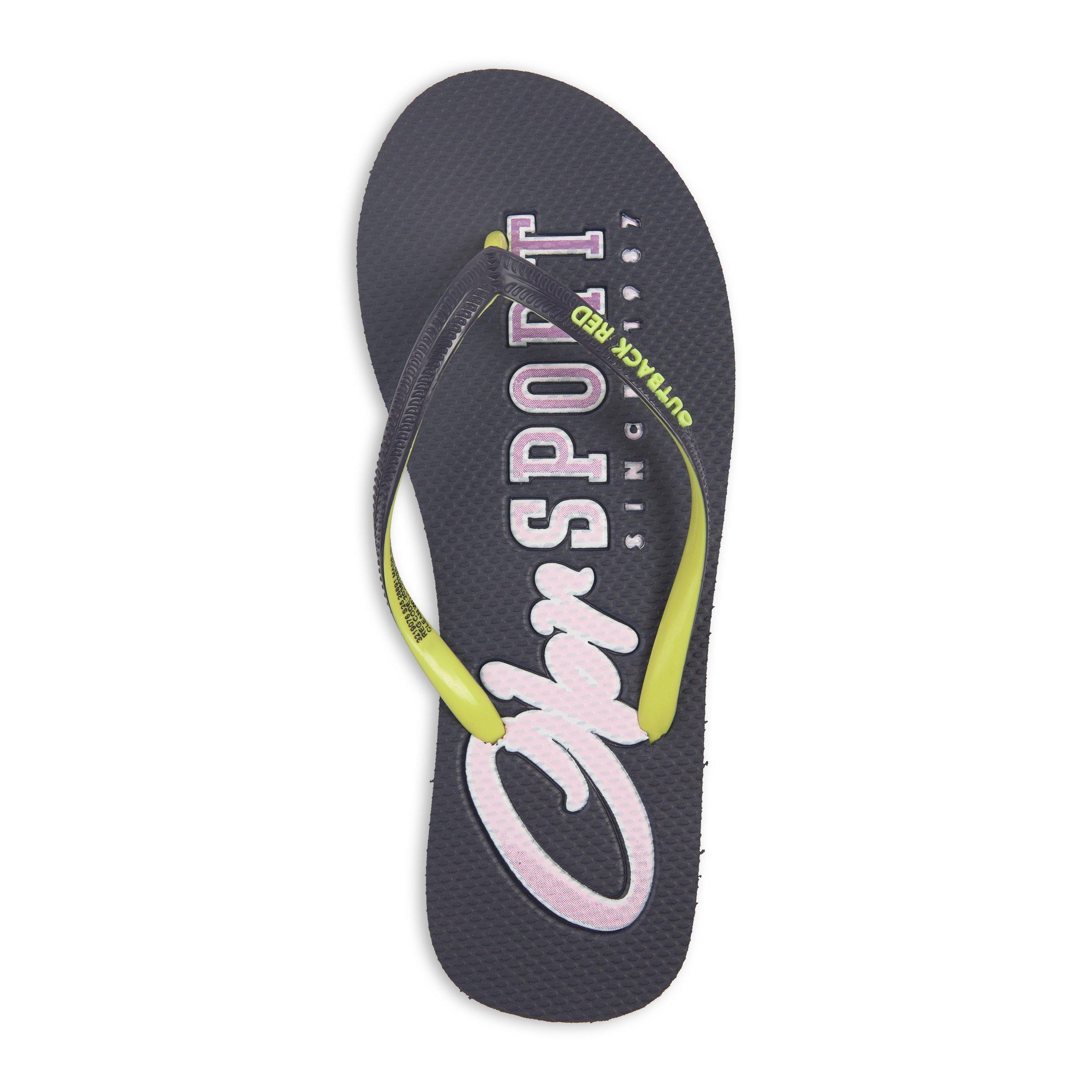 Navy Branded Flip Flops (3219076) | OUTBACK RED Sport