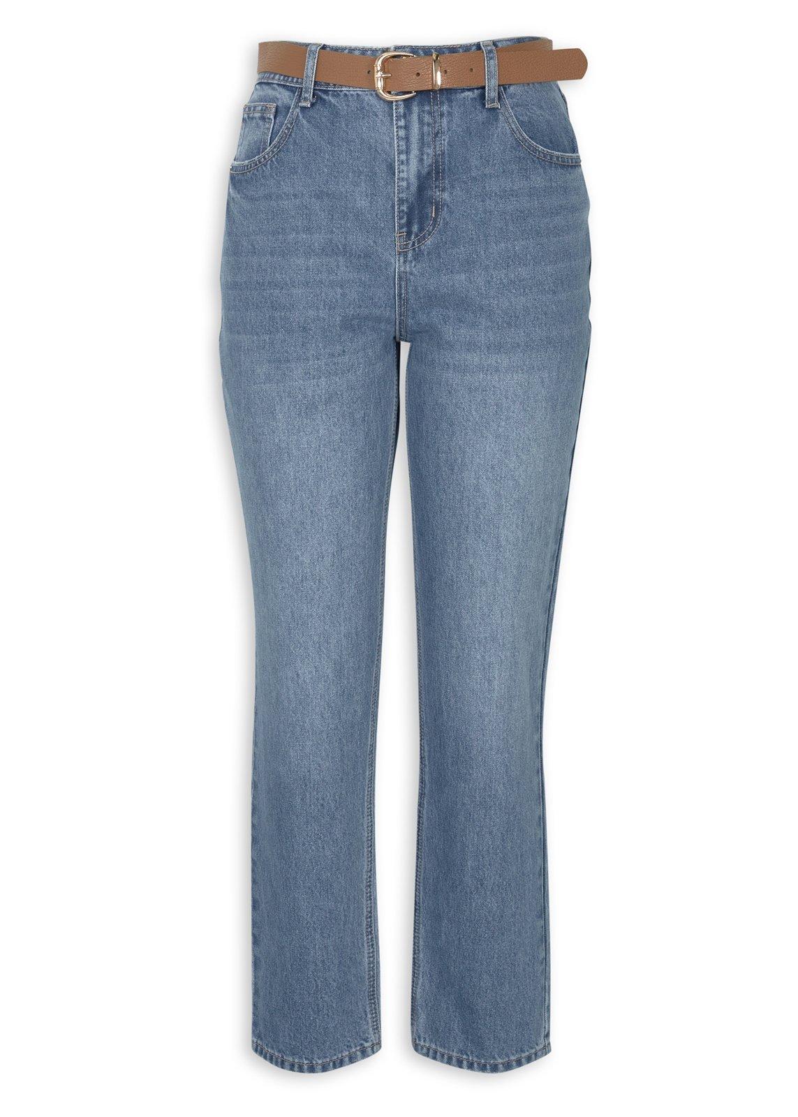 Belted Straight Leg Jeans (3219132) | OUTBACK RED
