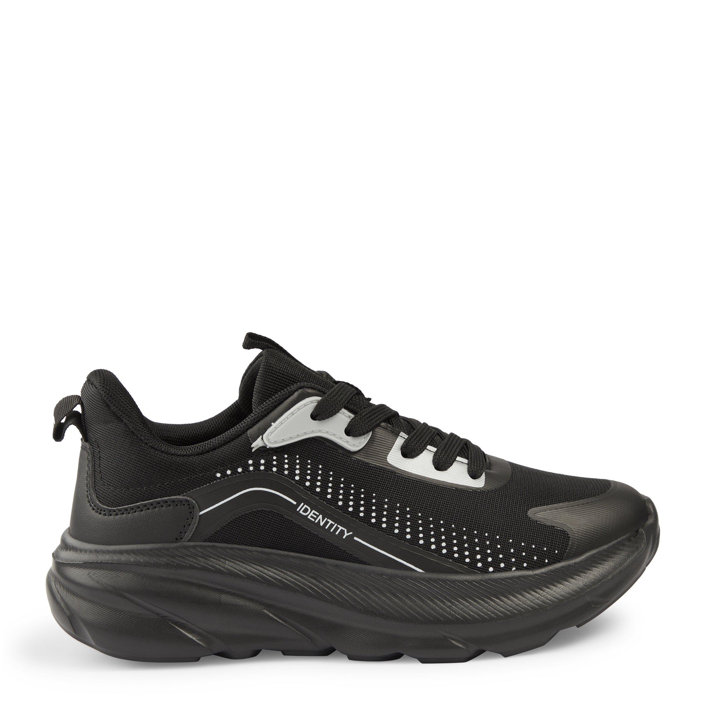Black Knit Runner Sneakers (3219245) | Identity