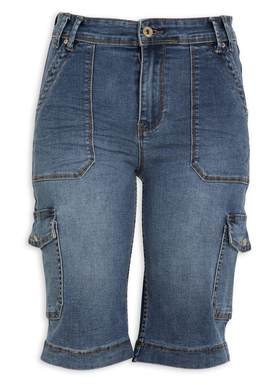 Blue Utility Bermuda Fitted Jorts (3219294) | OUTBACK RED