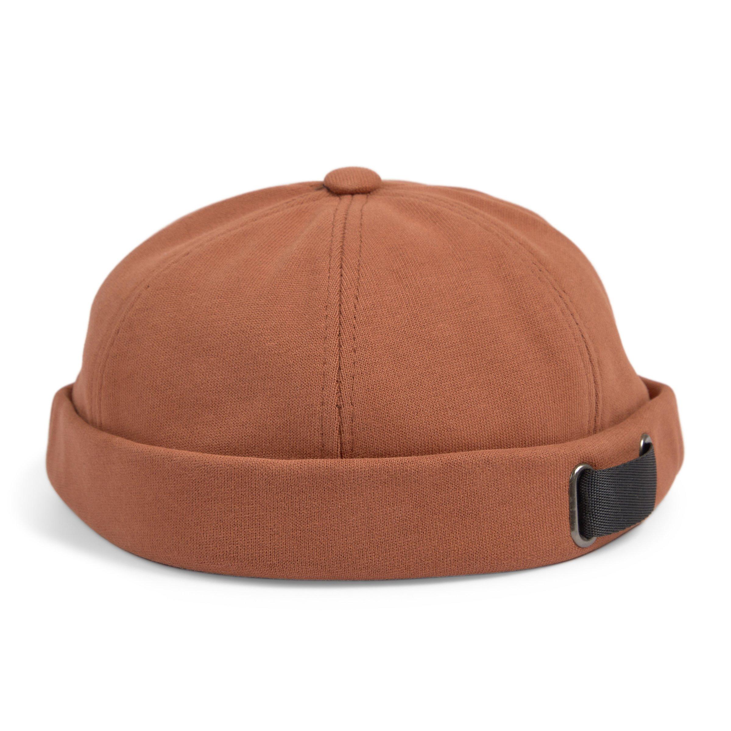 Tan Velvet Docker Hat (3219385) | Birlin Mens Accessories