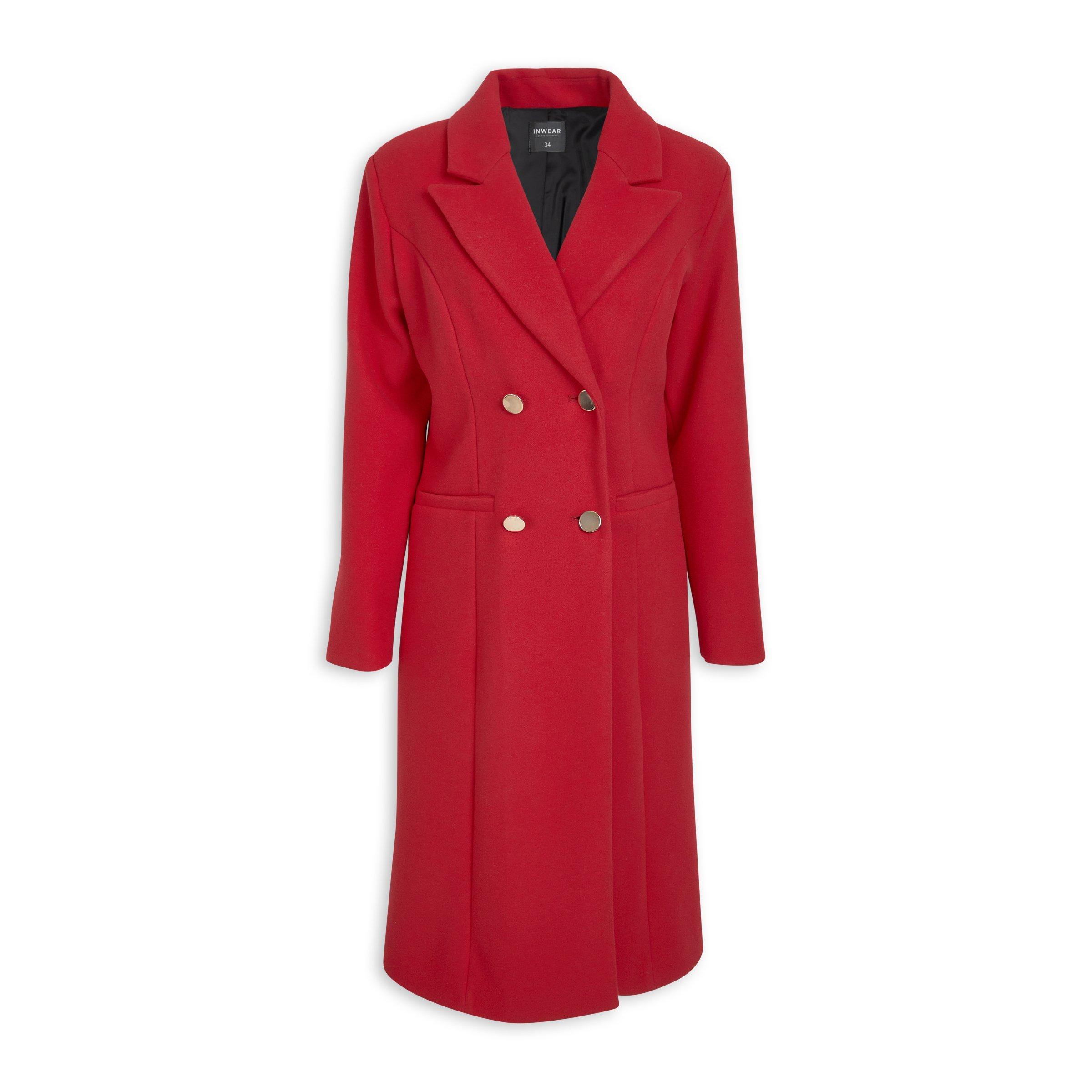 Red Double Breasted Coat (3219456) | Inwear