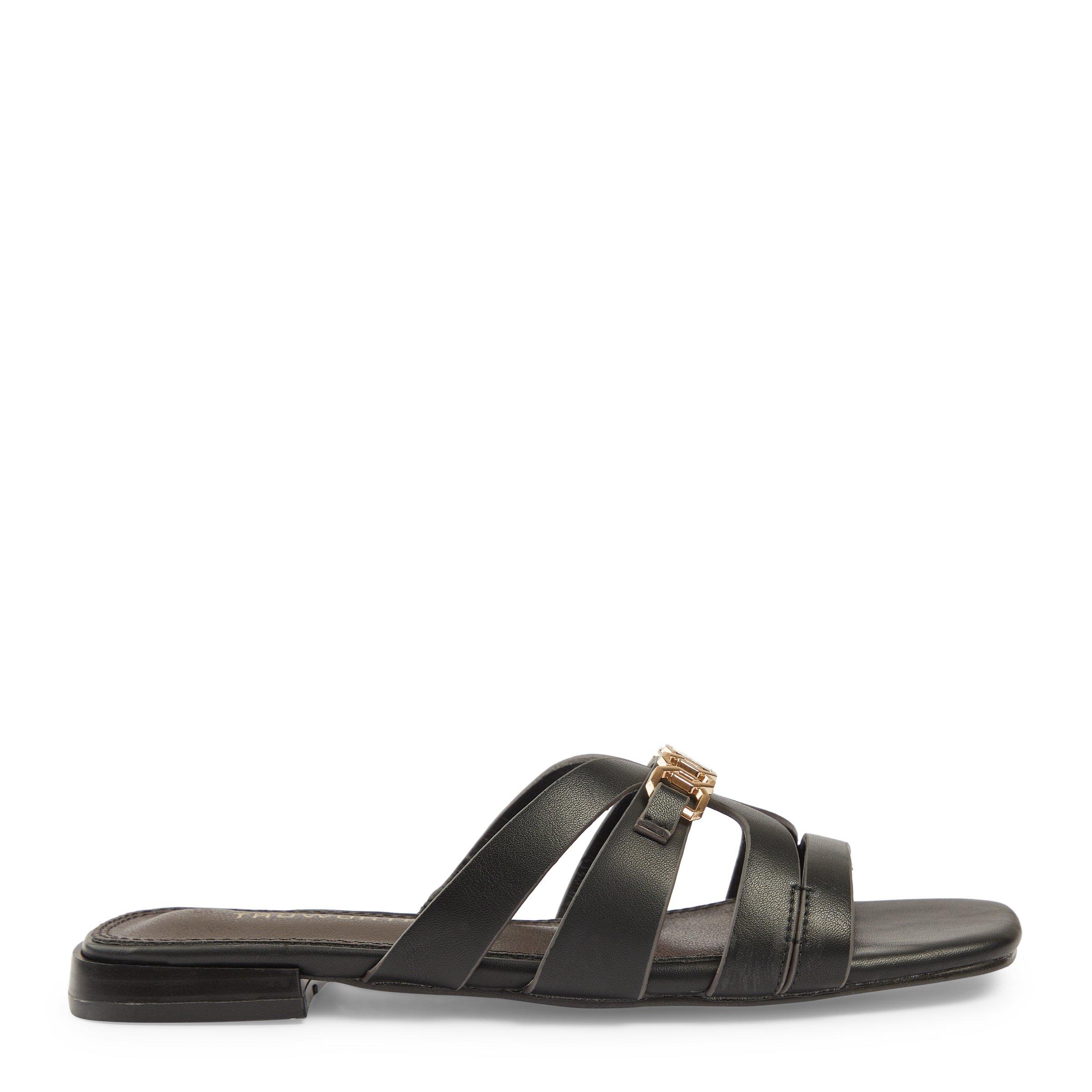 Black Strappy Mule Sandals (3219594) | Truworths