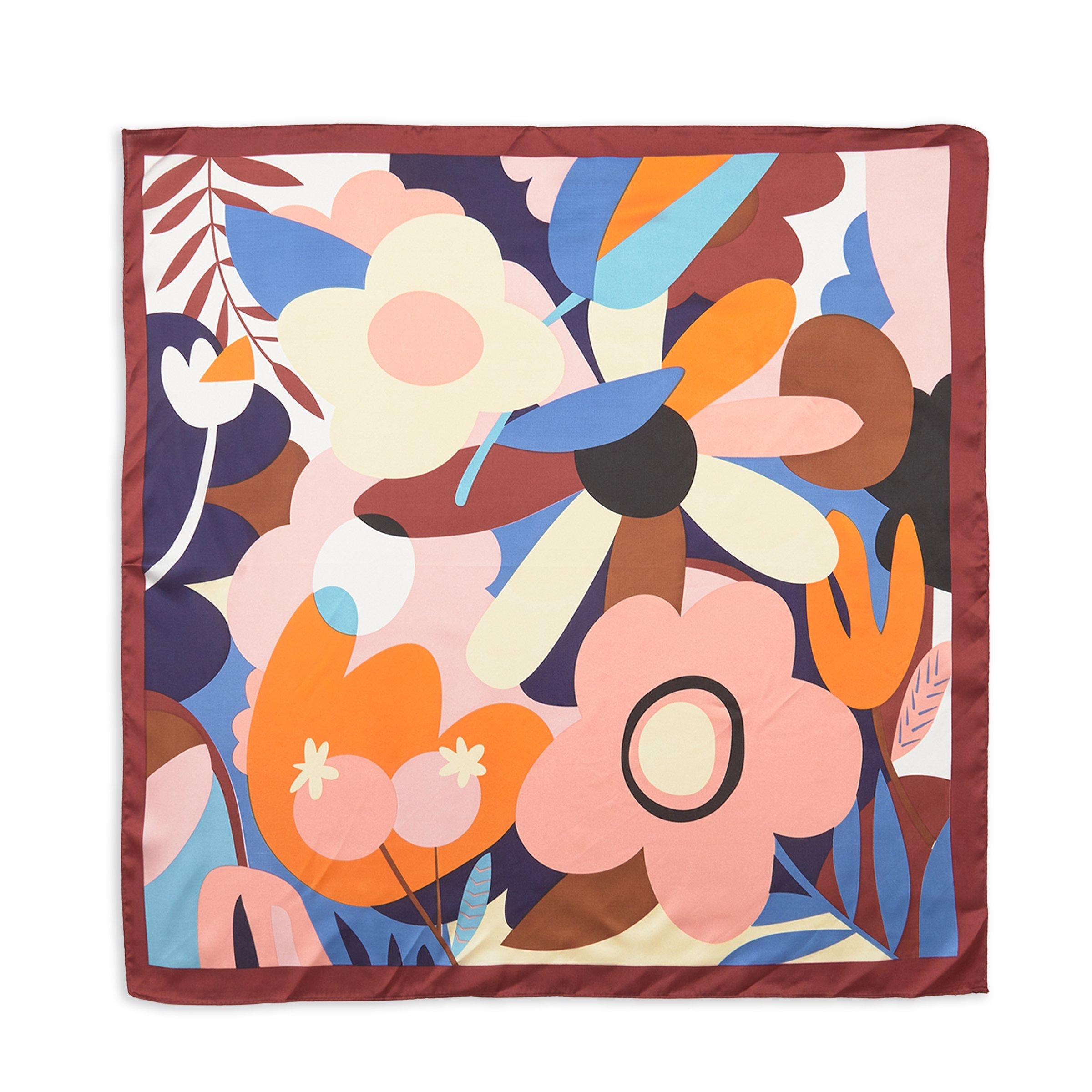 Multi-colour Flower Print Scarf (3219631) | Identity