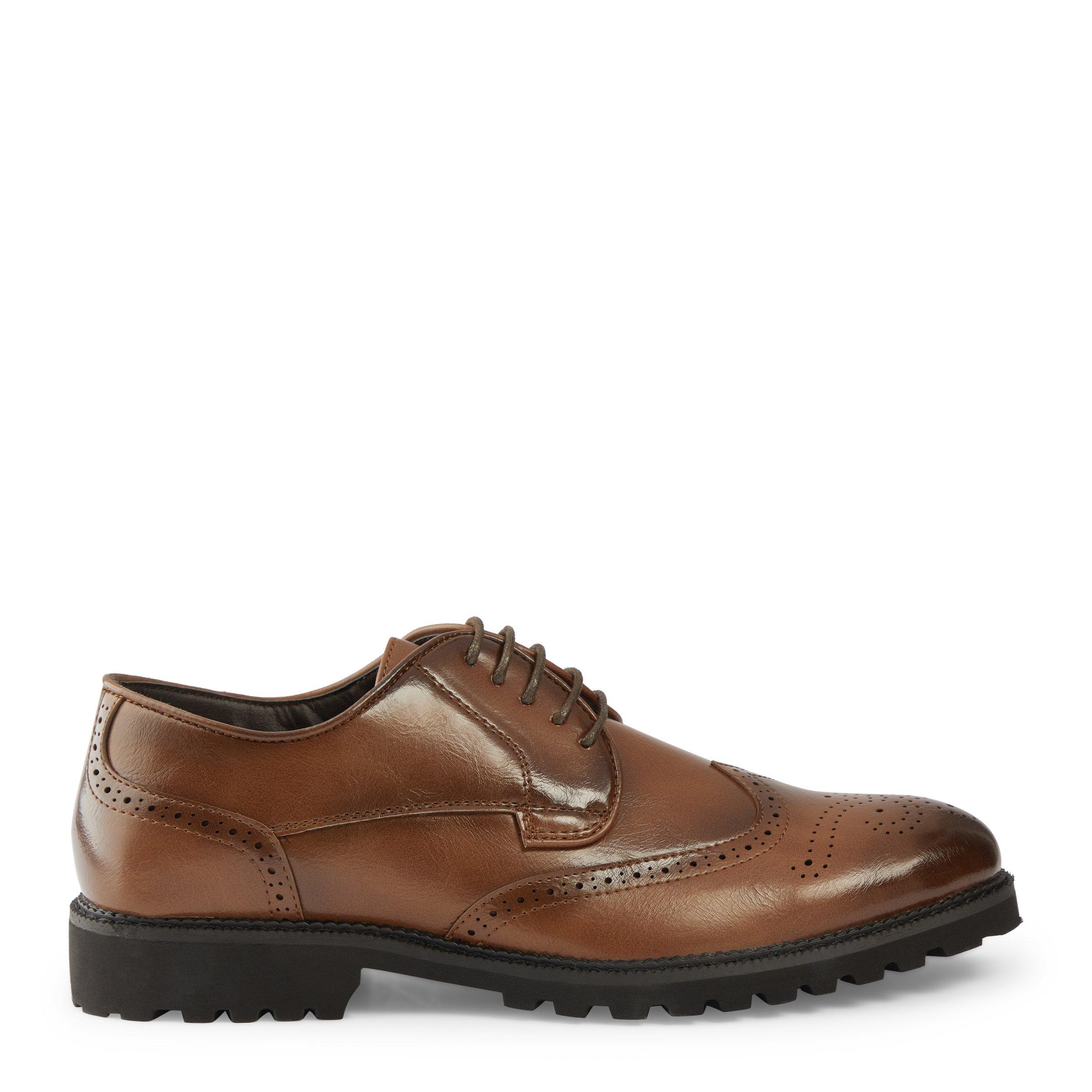 Chocolate Lace-up Brogue Formal Shoes (3219701) | Truworths Man