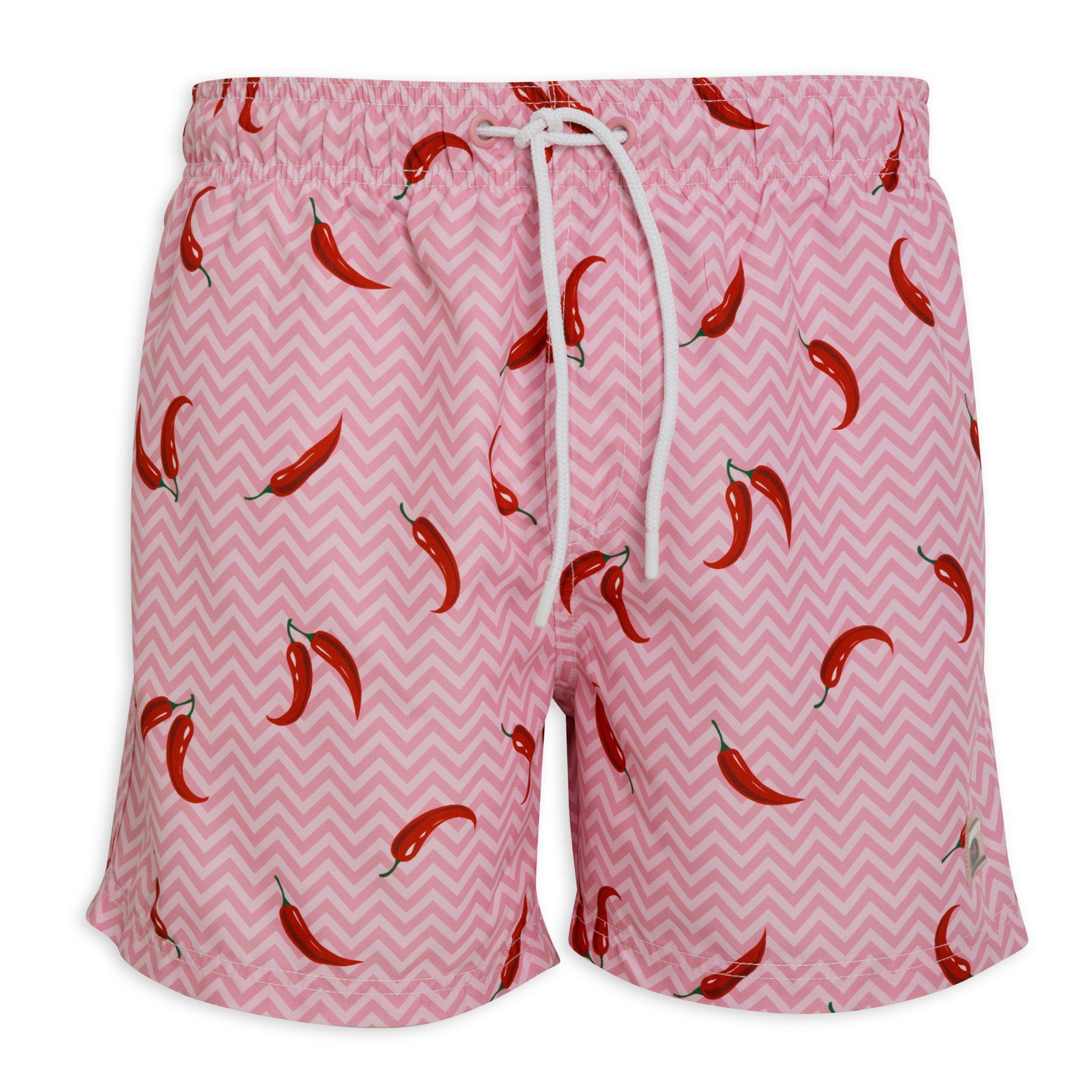 Pink Chilli Print Swim Shorts (3219791) | Identity