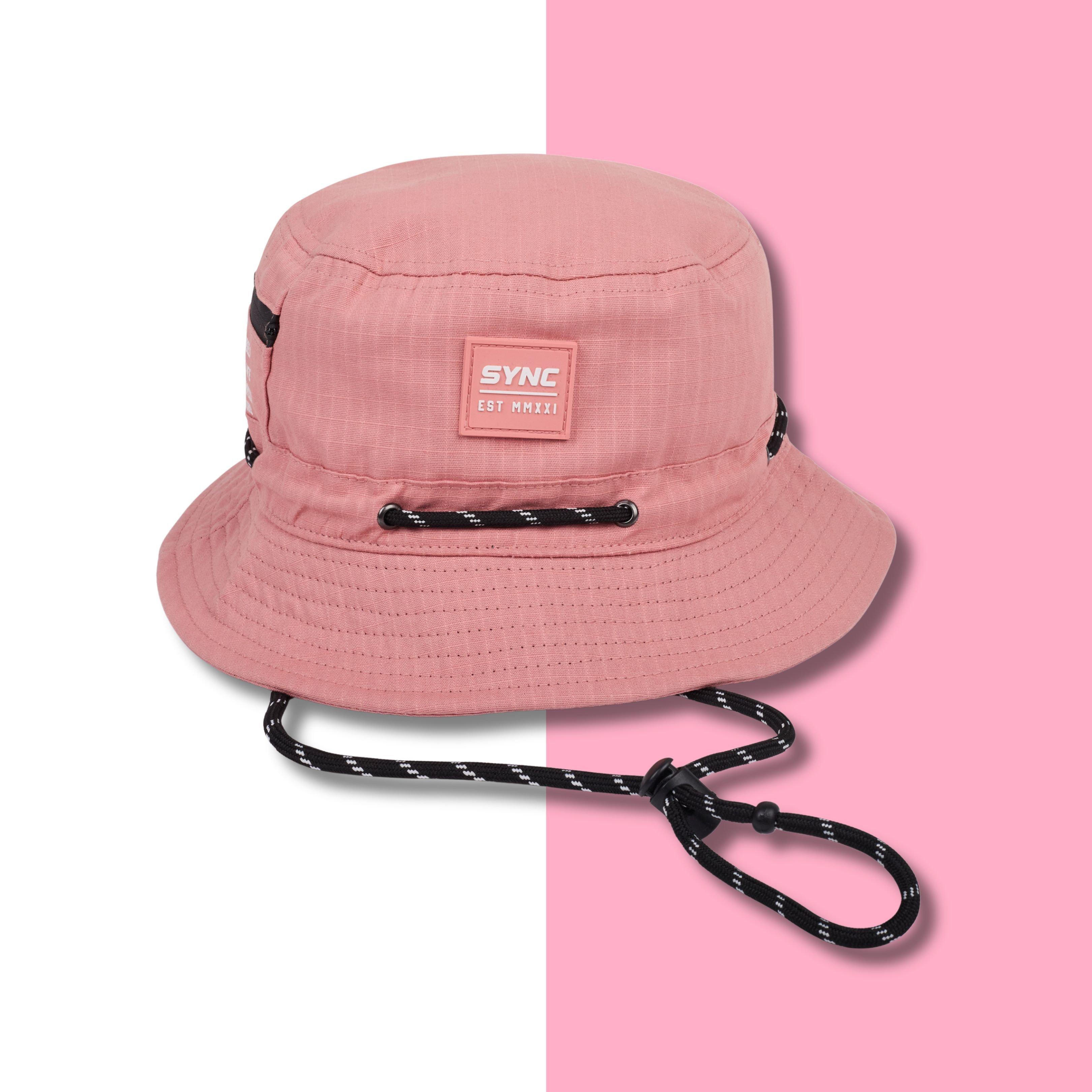 Pink Drawcord Bucket Hat (3219798) | Identity X Sync