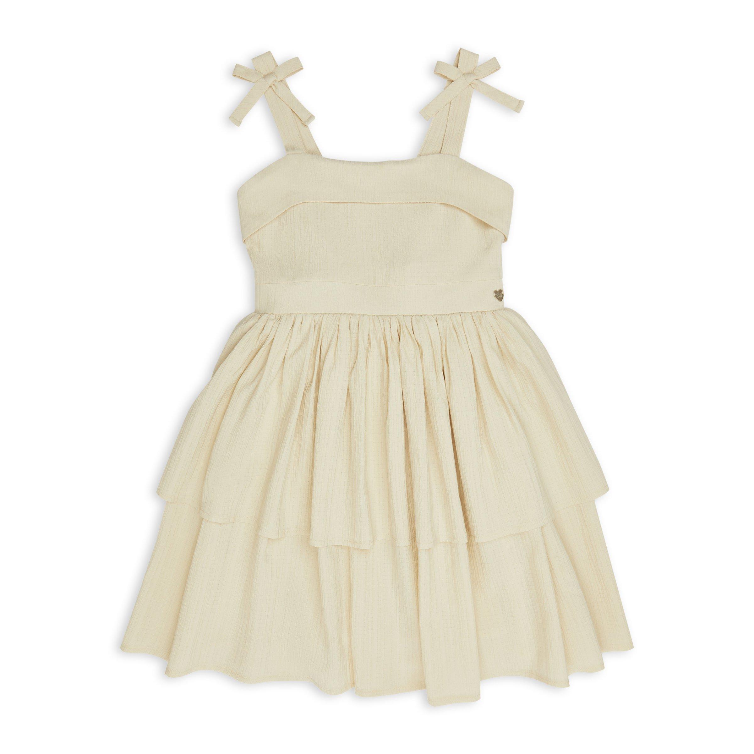 Girls Beige Dress (3219804) | LTD Kids