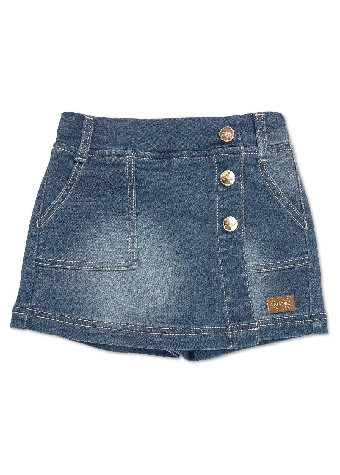 Kid Girls Indigo Denim Skort (3219811) | LTD Kids