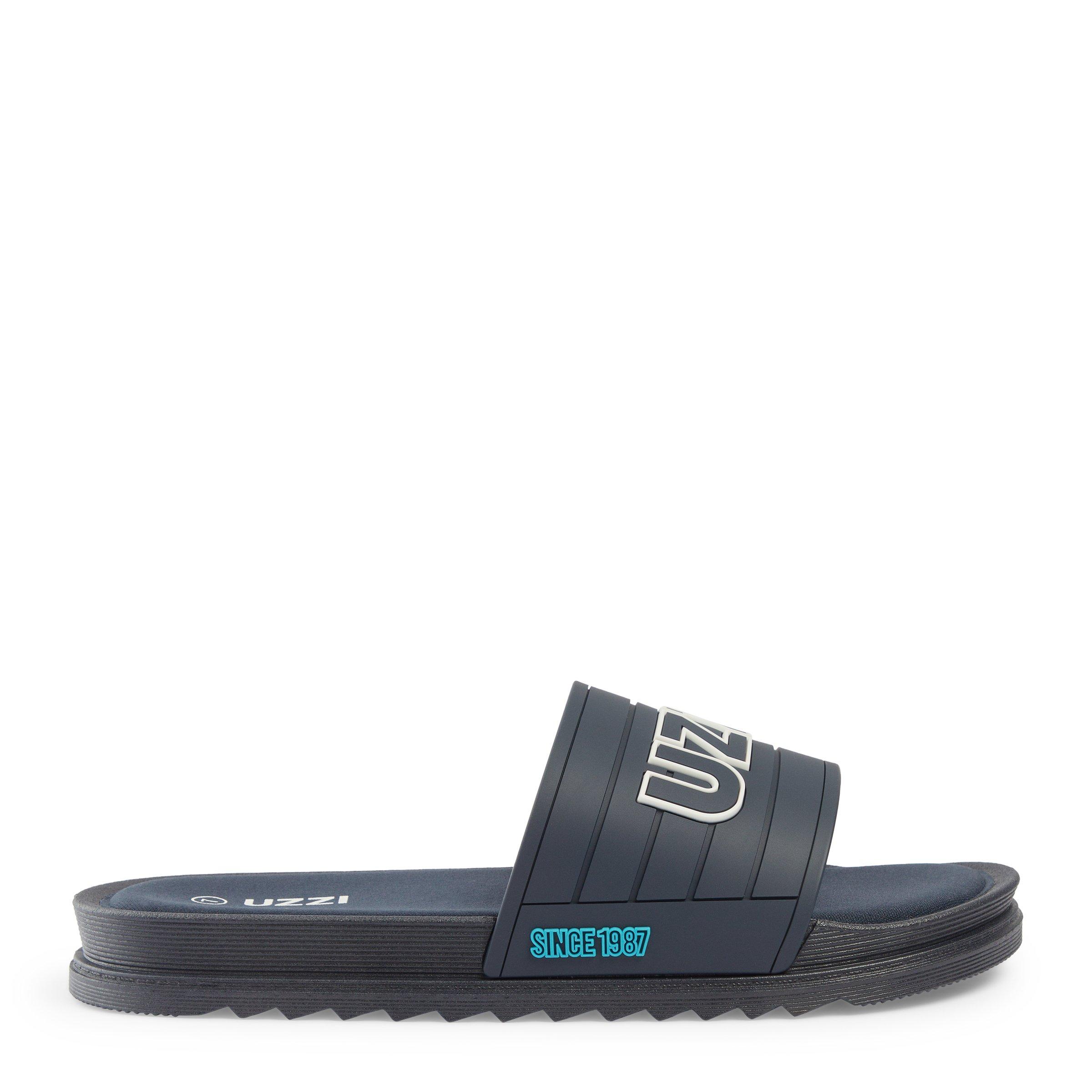 Navy Quilt Chunky Pool Sandal (3219886) | UZZI