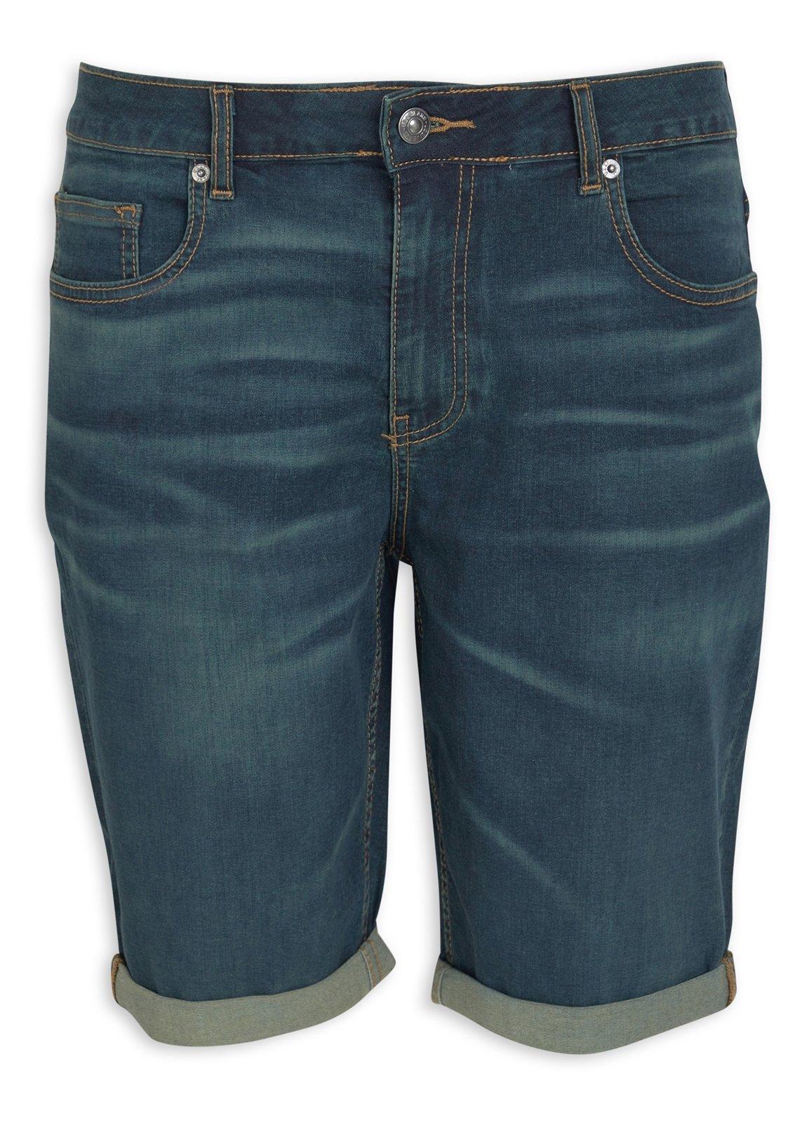 Indigo Denim Shorts (3219973) | UZZI