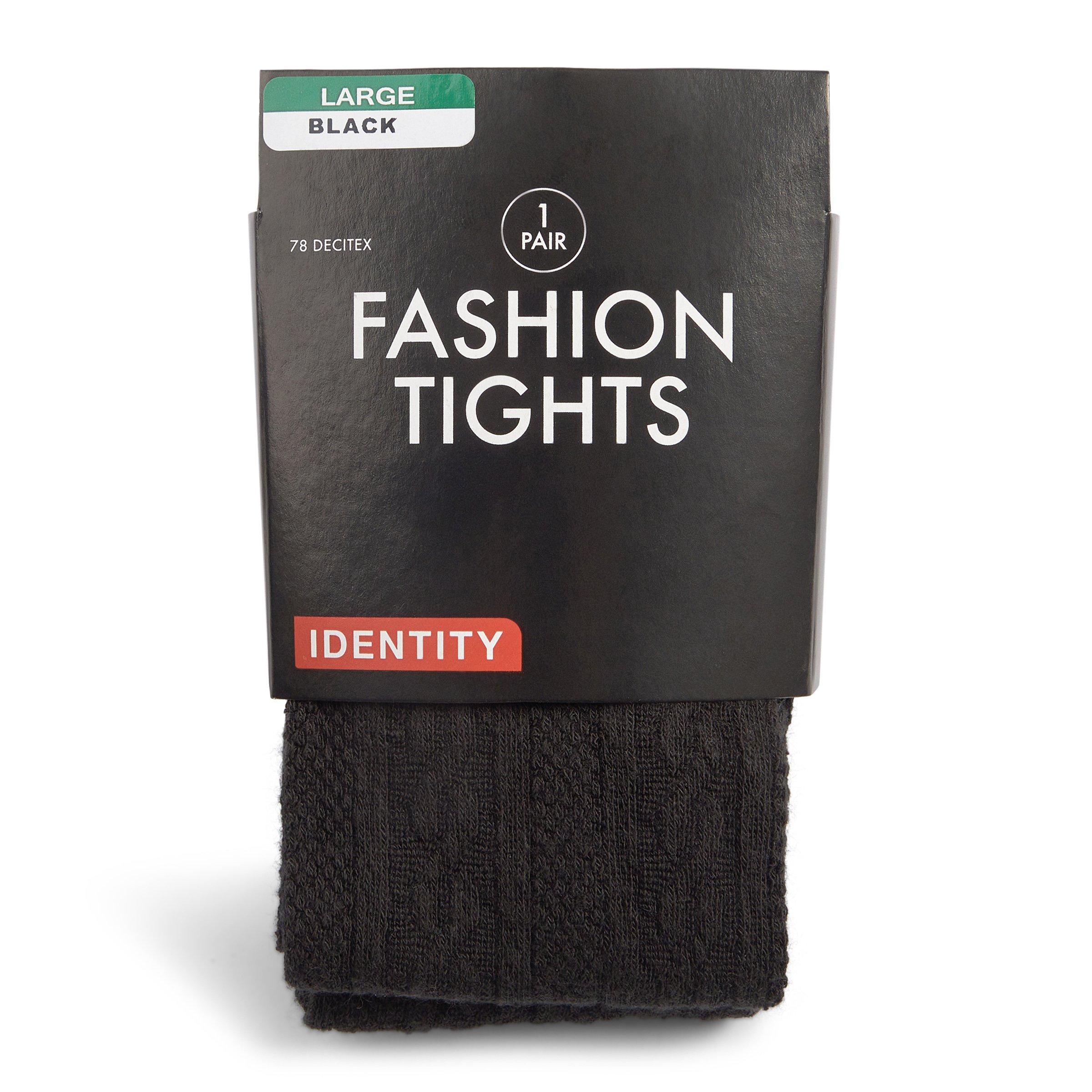 Black Cable Stockings (3220195) | Identity