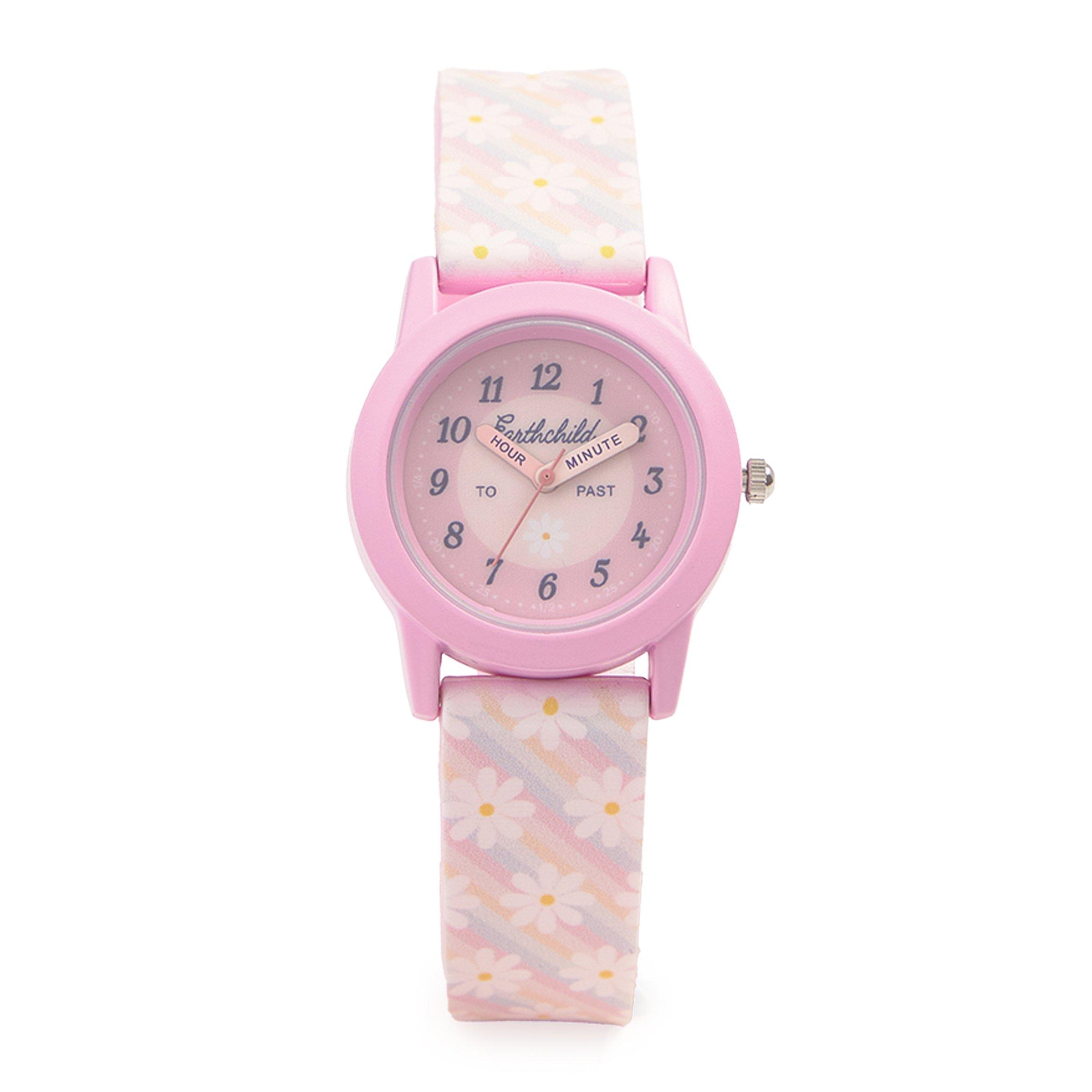 Floral Pink Print Watch (3220230) | Earthchild