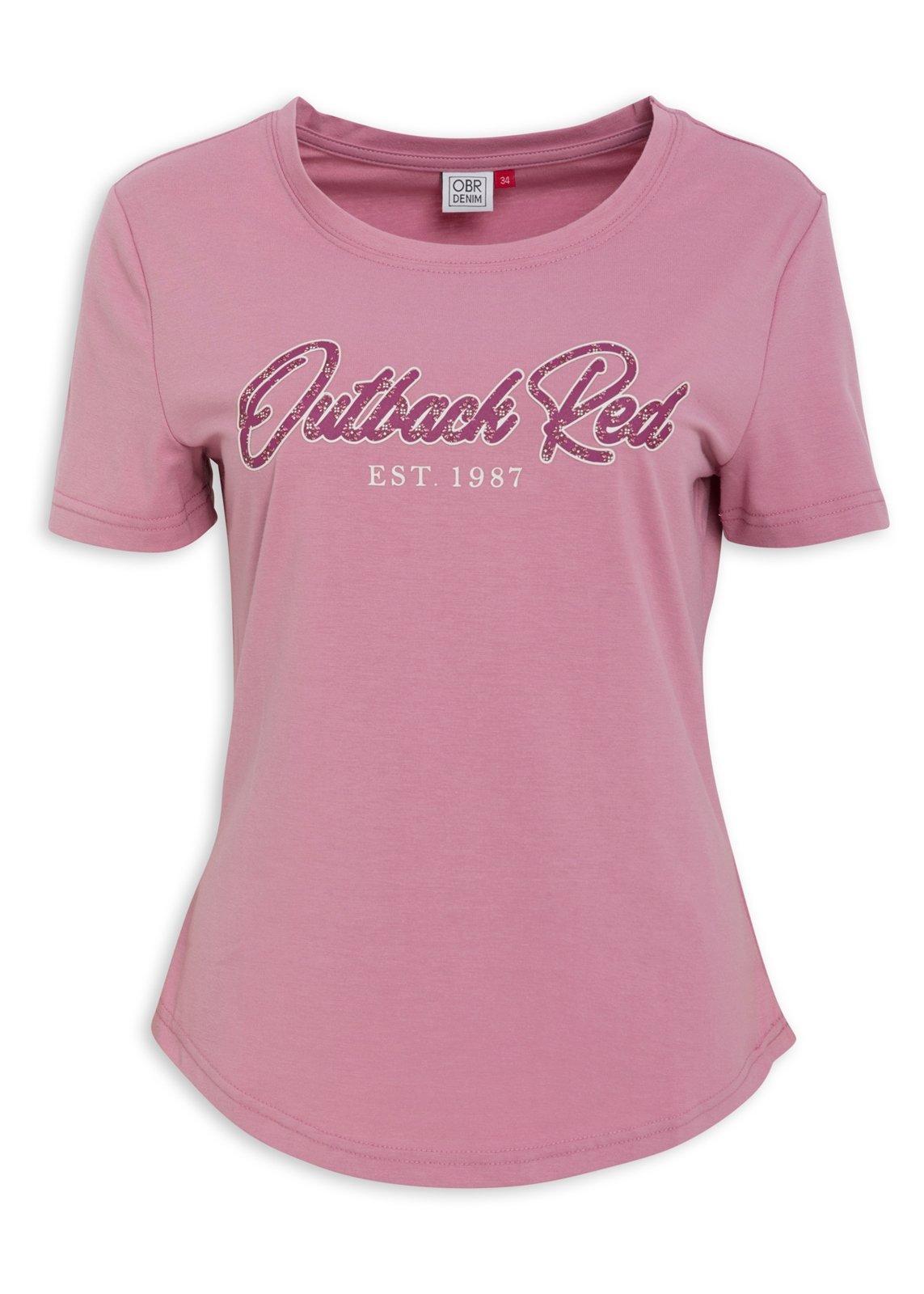Pink Branded T-shirt (3220419) | OUTBACK RED