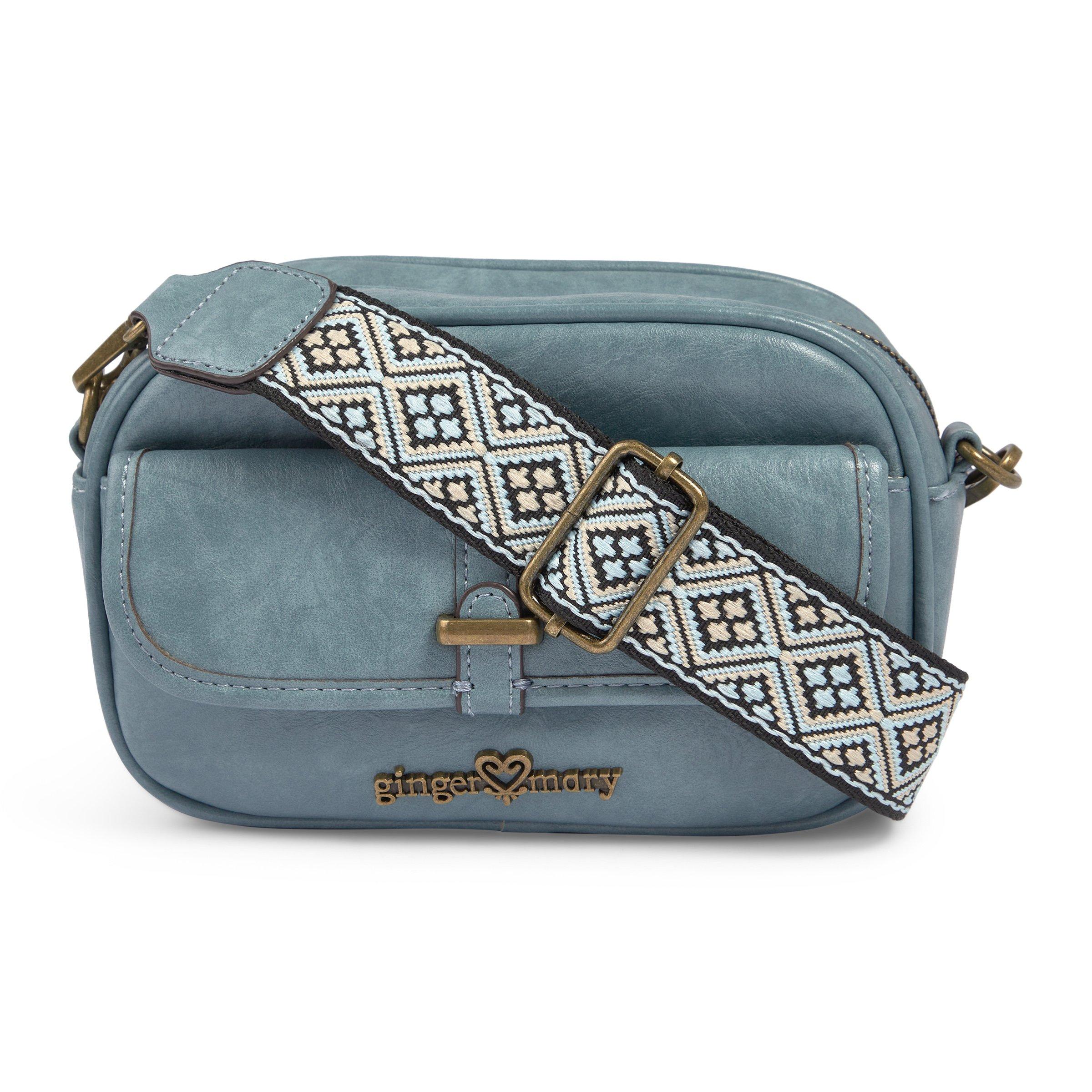 Pale Blue Crossbody Bag (3220674) | Ginger Mary