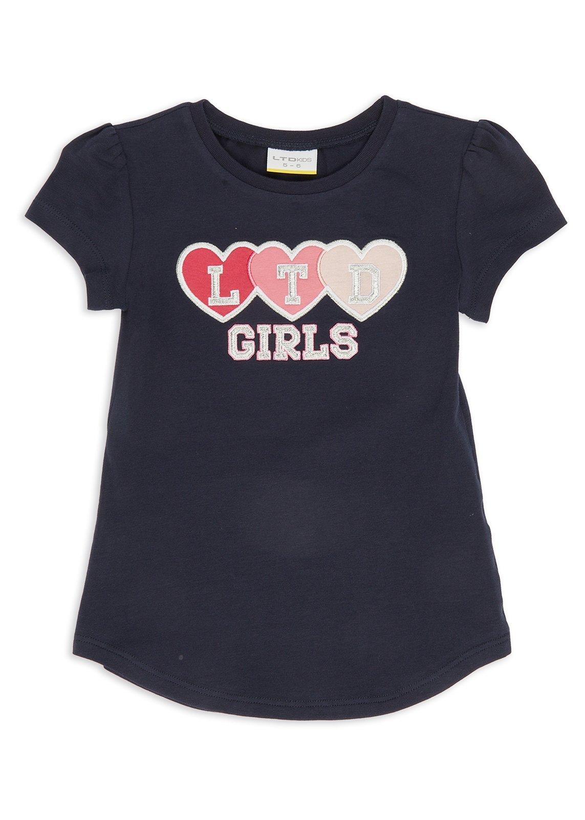 Kid Girls Navy T-shirt (3220706) | LTD Kids