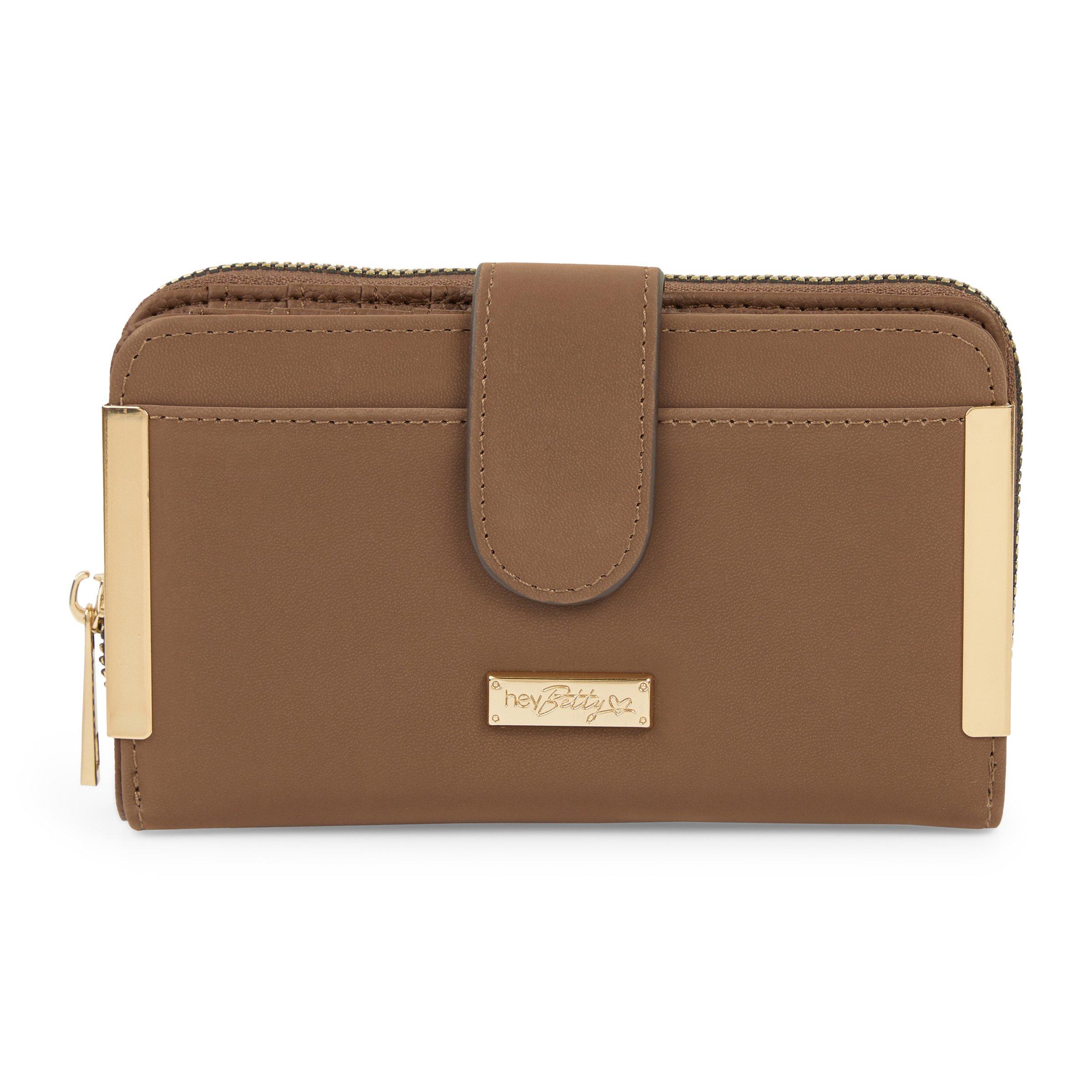 Mocha Flapout Wallet (3220788) | Hey Betty