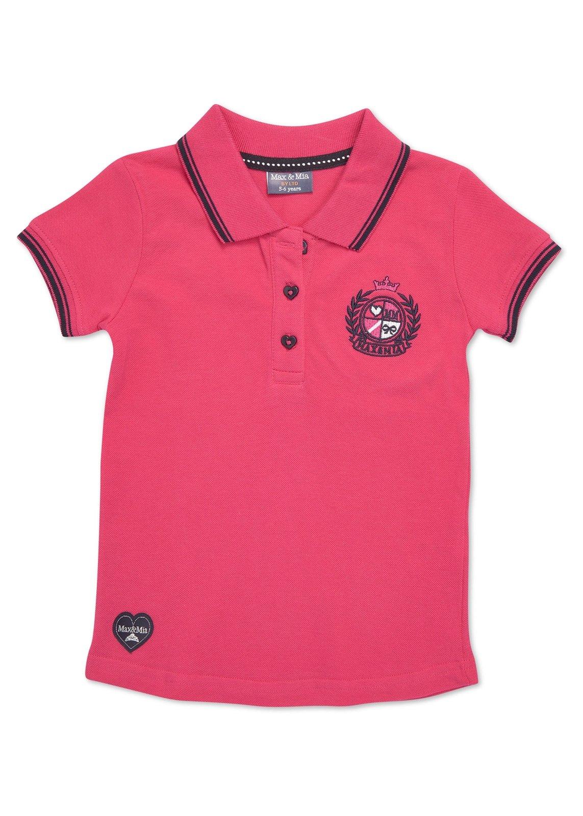 Kid Girls Pink Golfer Shirt (3221070) | Max & Mia