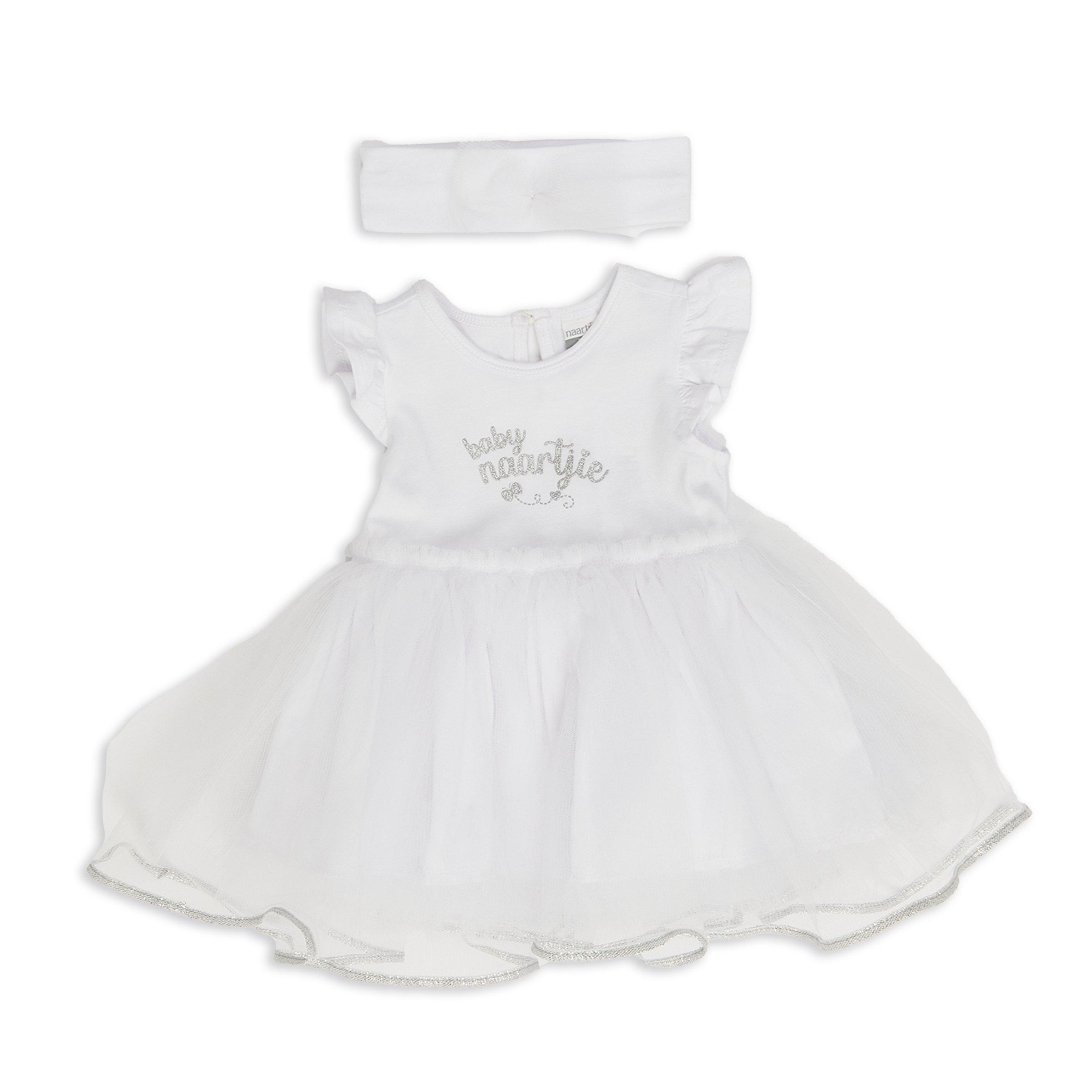 Newborn Girls White Dress Set (3221219) | Naartjie