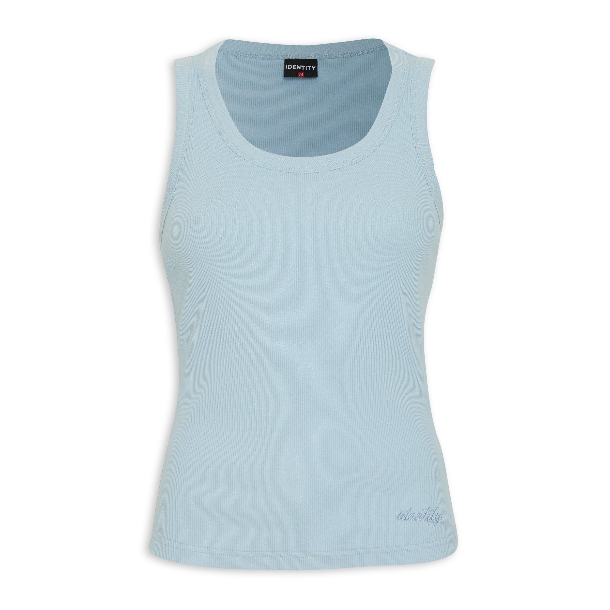 Light Blue Rib Vest (3221740) | Identity