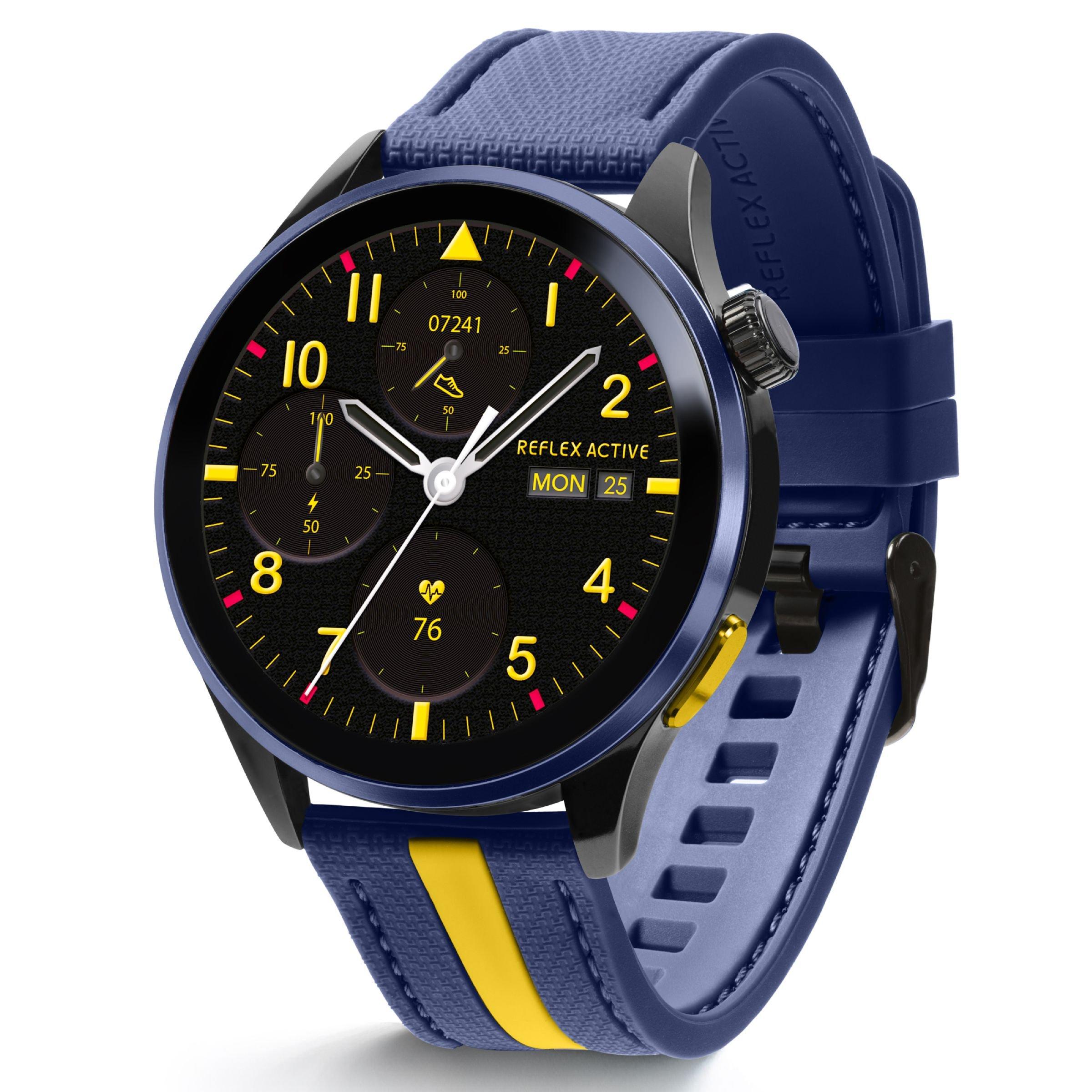 Navy Yellow Series 54 Smart Watch (3221783) | Reflex Active