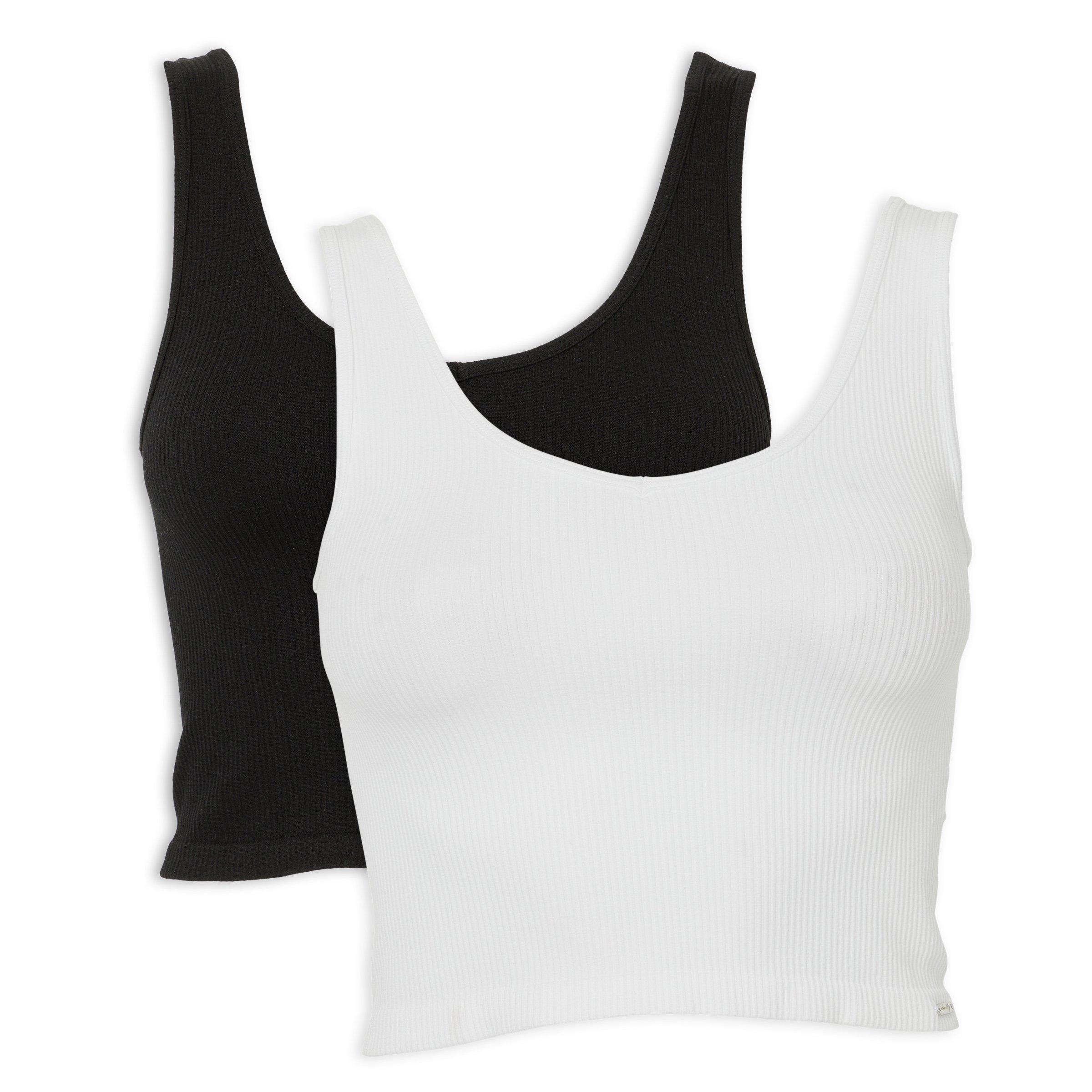 2-pack Seamless Cropped Vests (3221949) | Identity