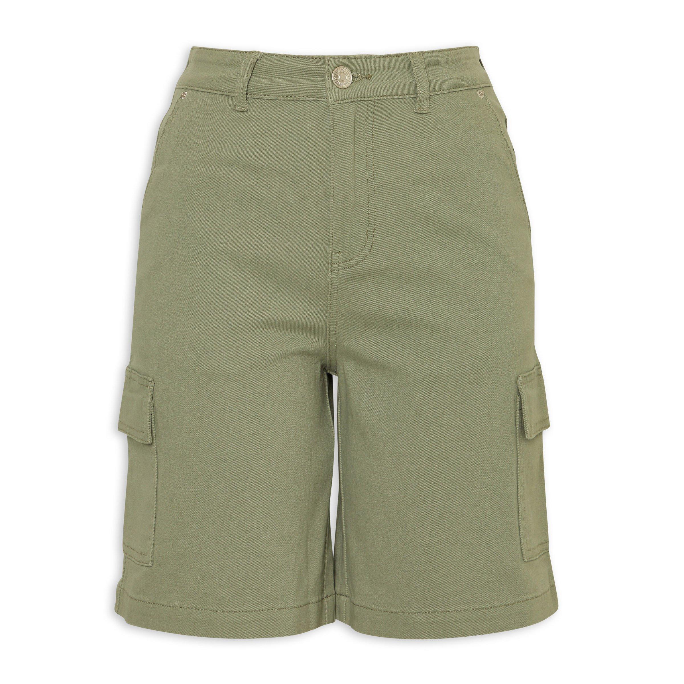 Green Utility Bermuda Shorts (3221953) | Identity
