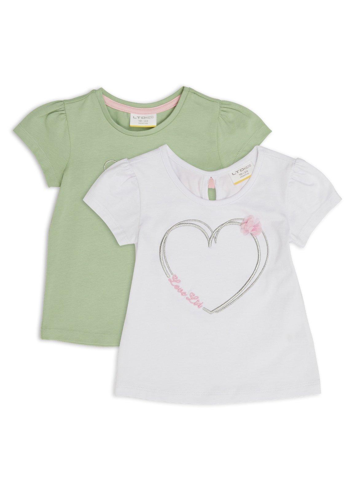 Baby Girls 2-pack T-shirts (3222074) | LTD Kids