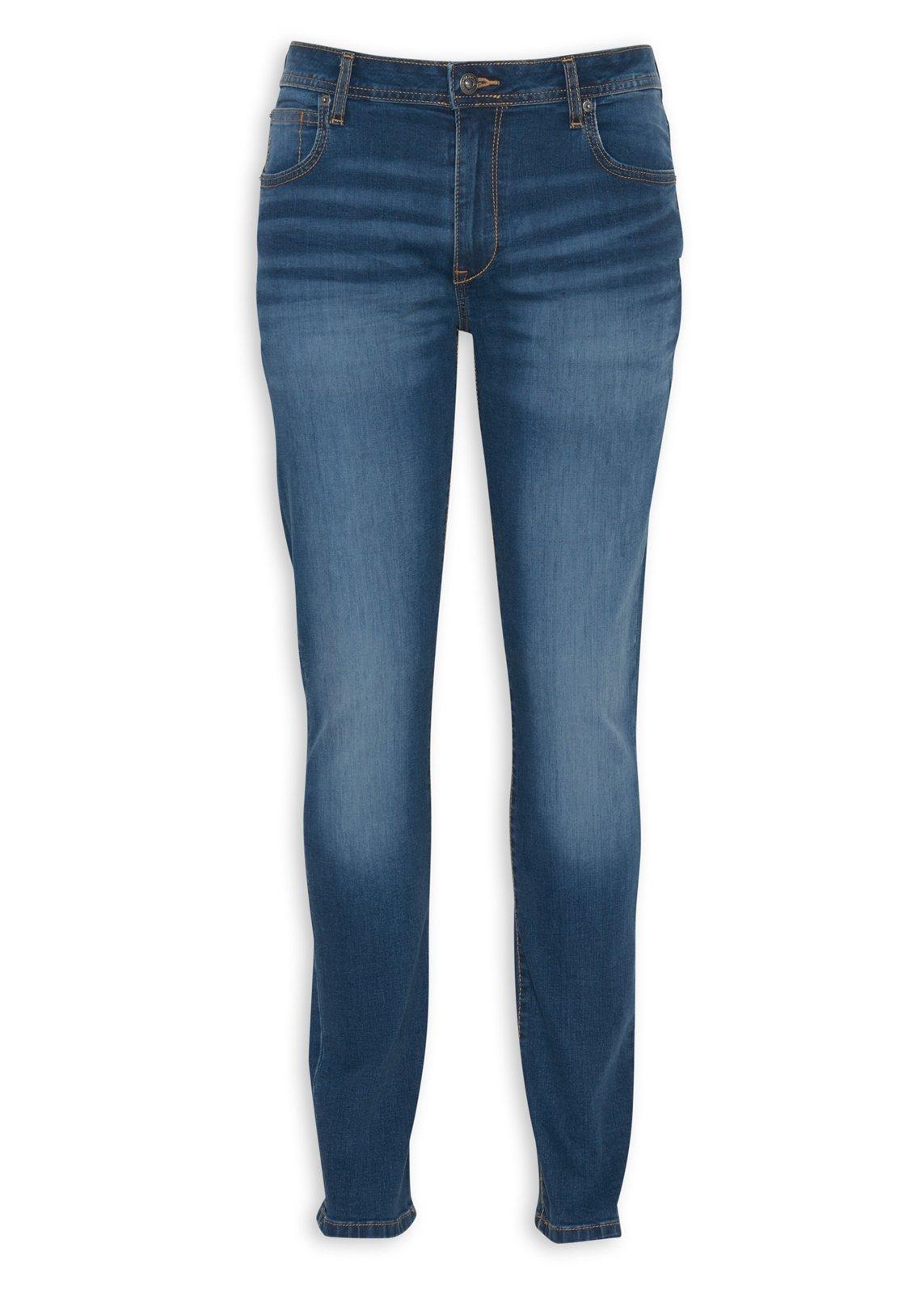 Indigo Slim Leg Jeans (3222215) | UZZI